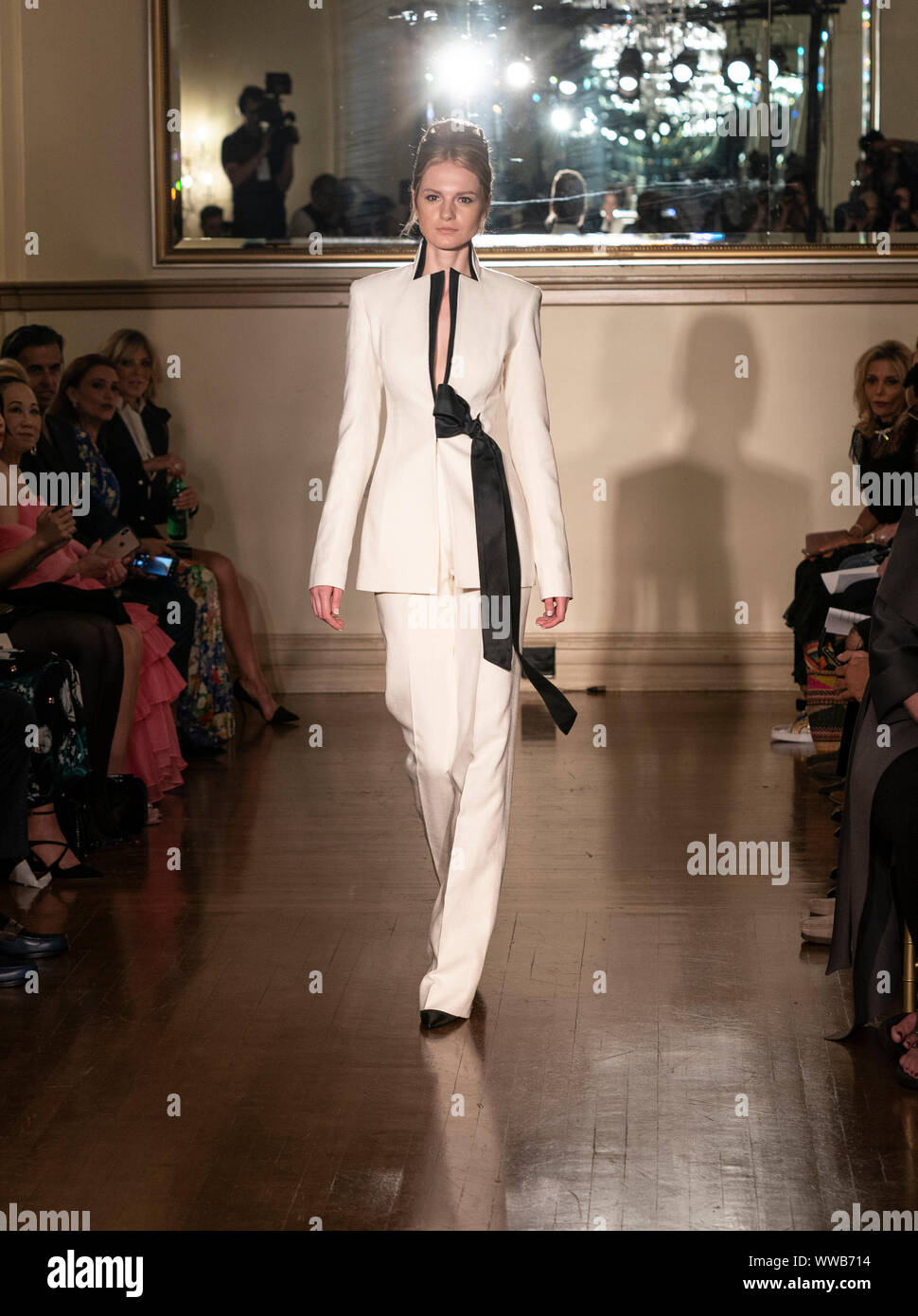 New York, NY - September 10, 2019: Model walks runway for Zang Toi 30th ...