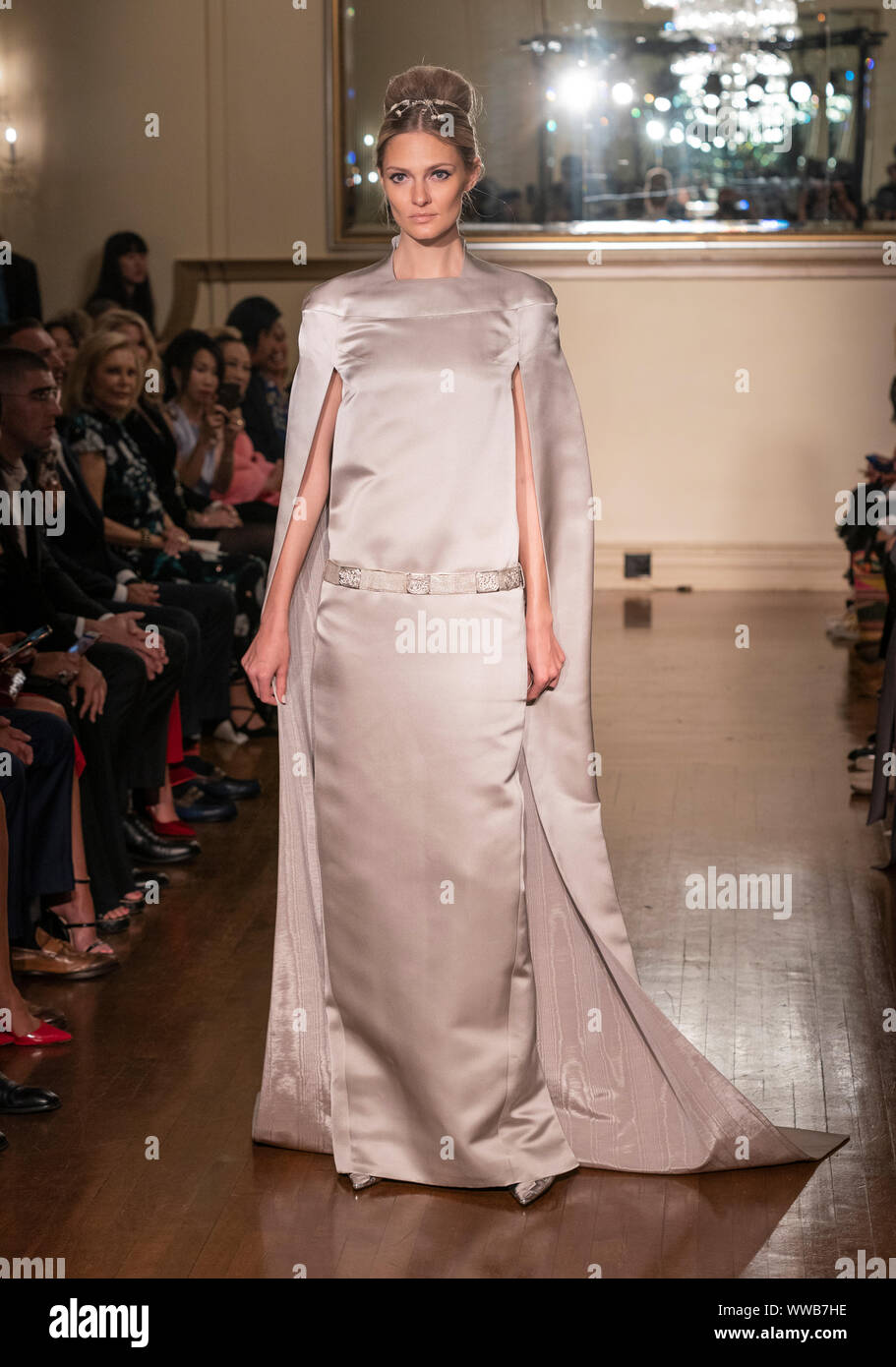 New York, NY - September 10, 2019: Model walks runway for Zang Toi 30th ...