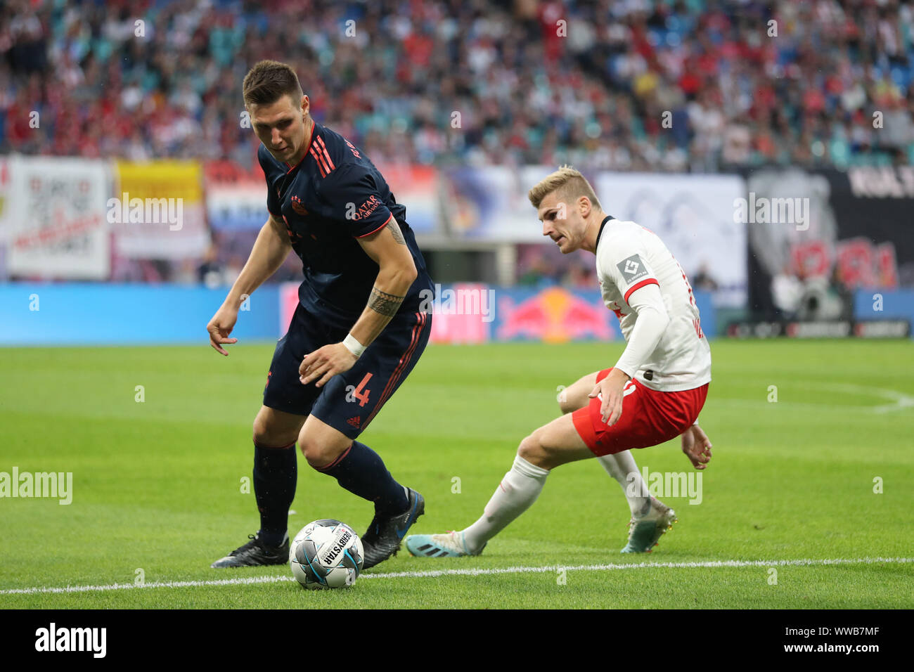 Leipzig, Germany. 14th Sep, 2019. Soccer: Bundesliga, Matchday 4, RB ...