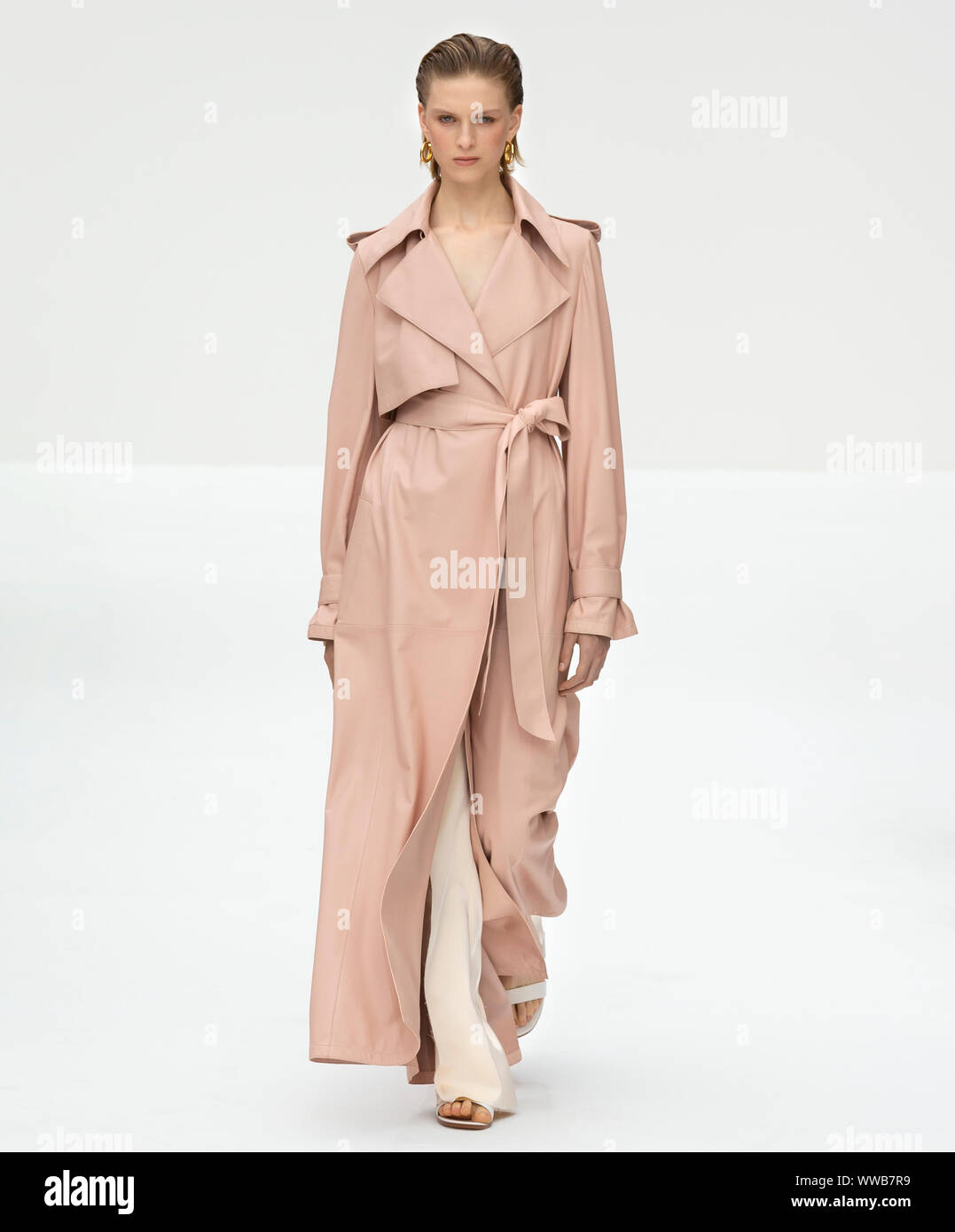 New York, NY - Sept 09, 2019: Emily Driver walks the runway at the ...