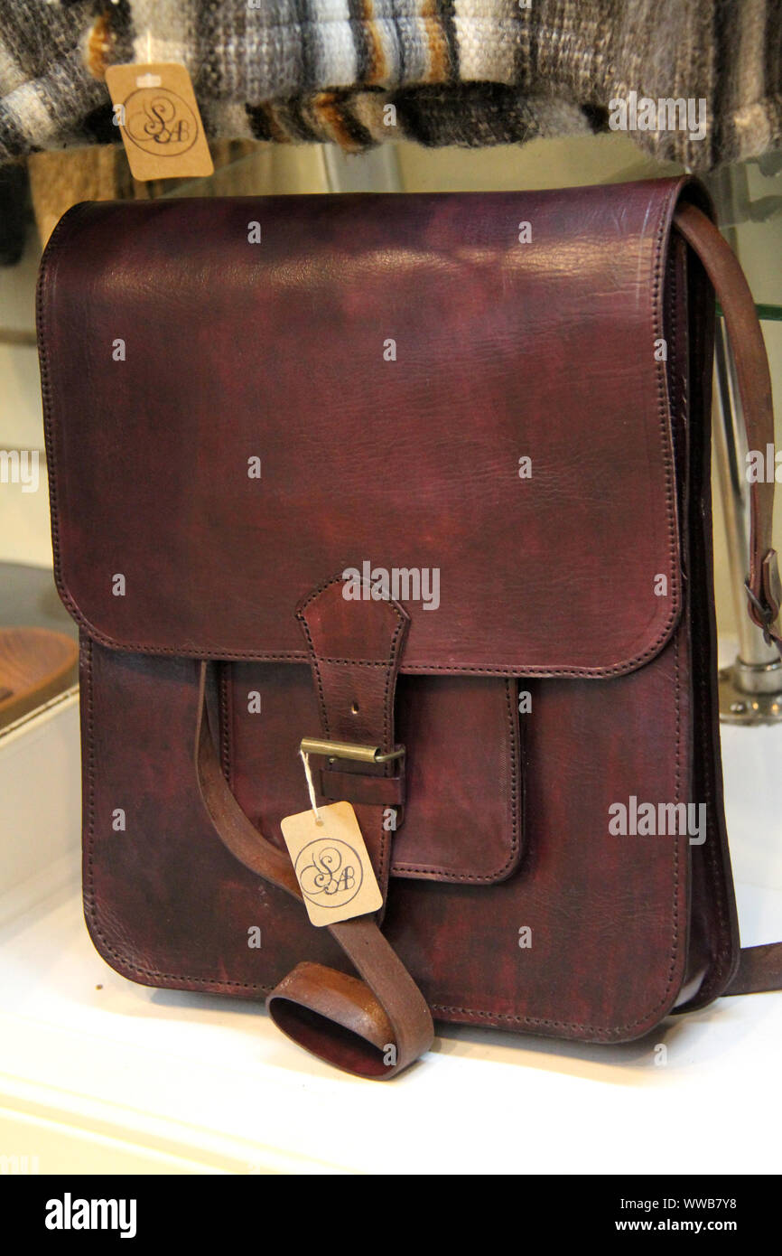 Leather shop interior hi-res stock photography and images - Alamy