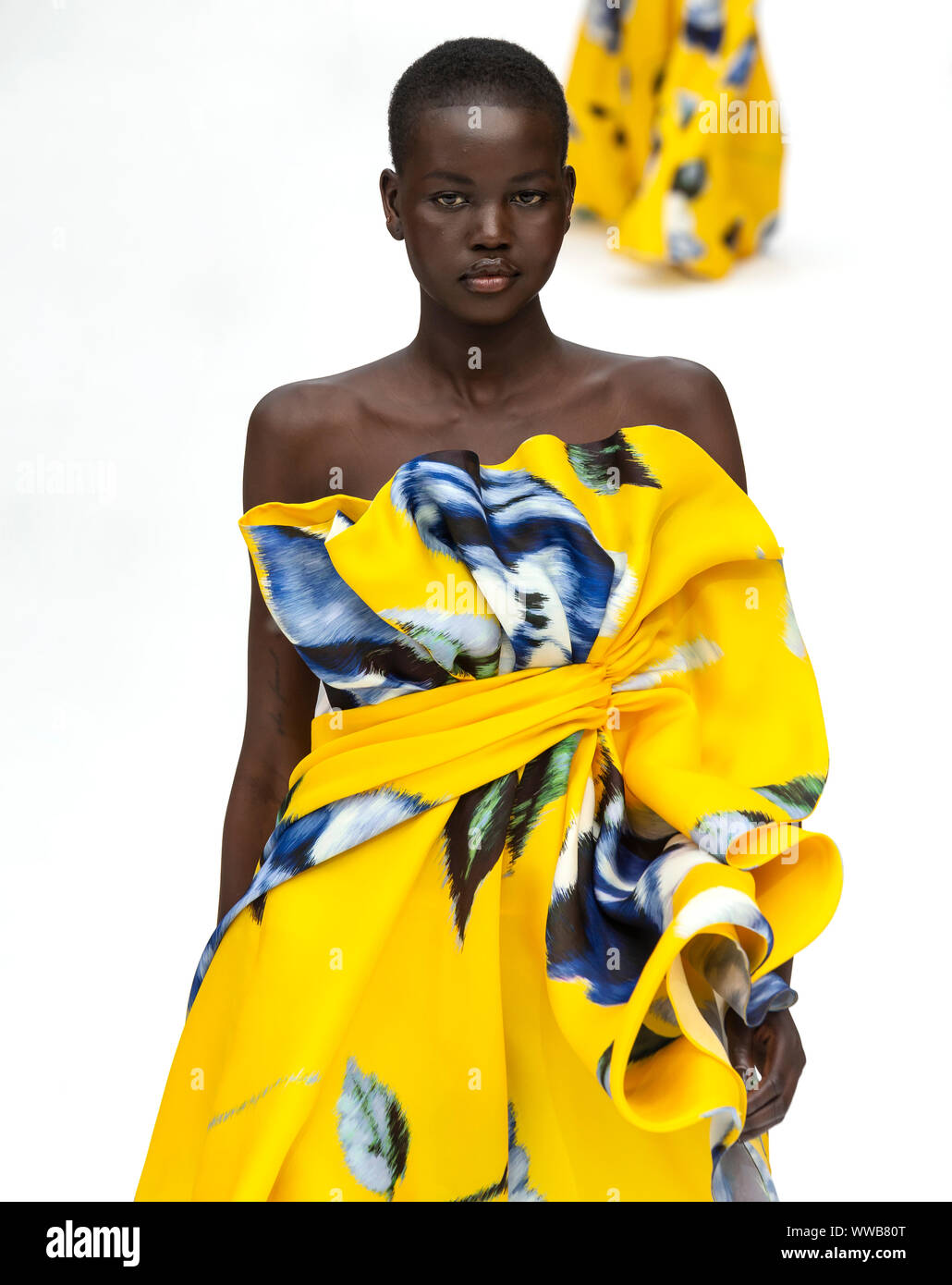 New York, NY - Sept 09, 2019: Adut Akech walks the runway at the ...