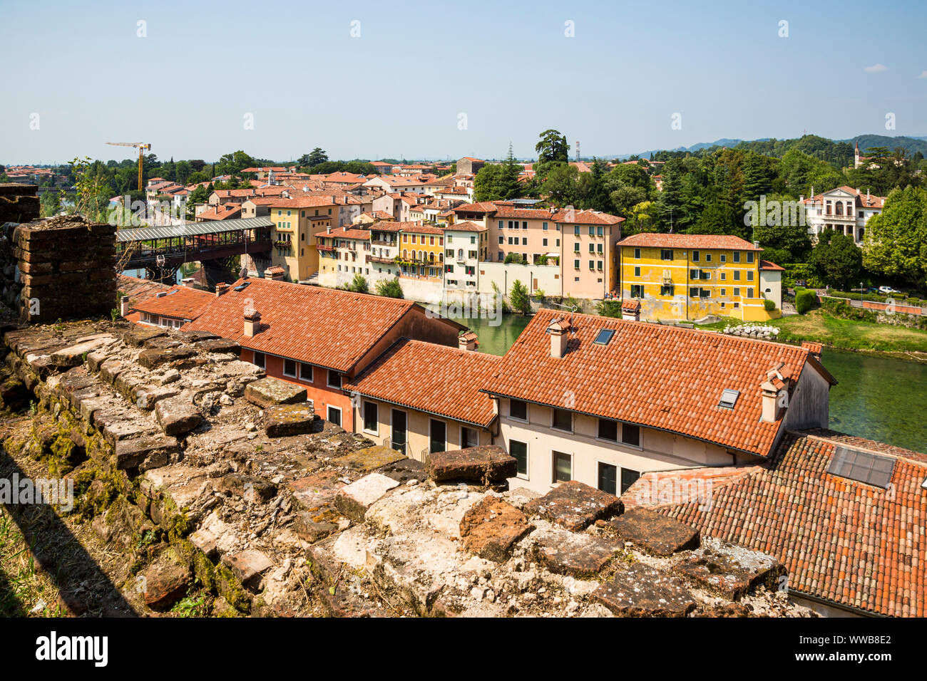Bassano del Grappa (Italy) - The most famous view of Bassano del Grappa ...