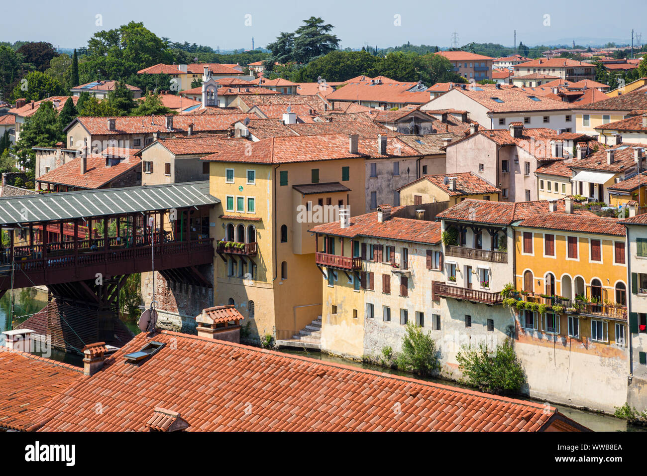 Bassano del Grappa (Italy) - The most famous view of Bassano del Grappa ...