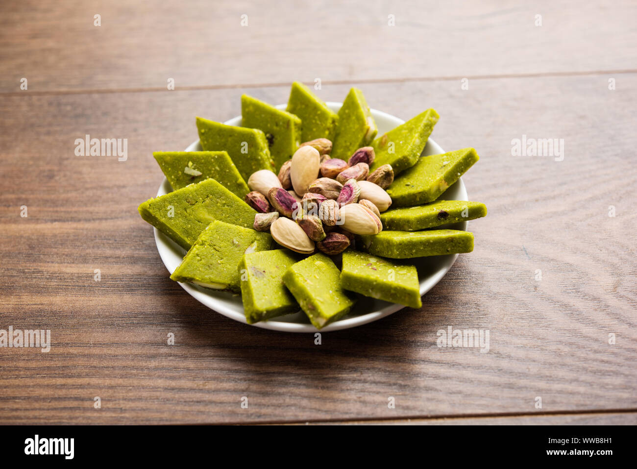 Pakistani pistachio barfi hi-res stock photography and images - Alamy