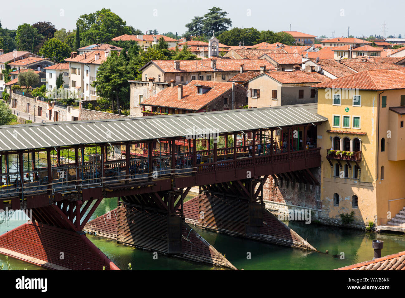 Bassano del Grappa (Italy) - The most famous view of Bassano del Grappa ...