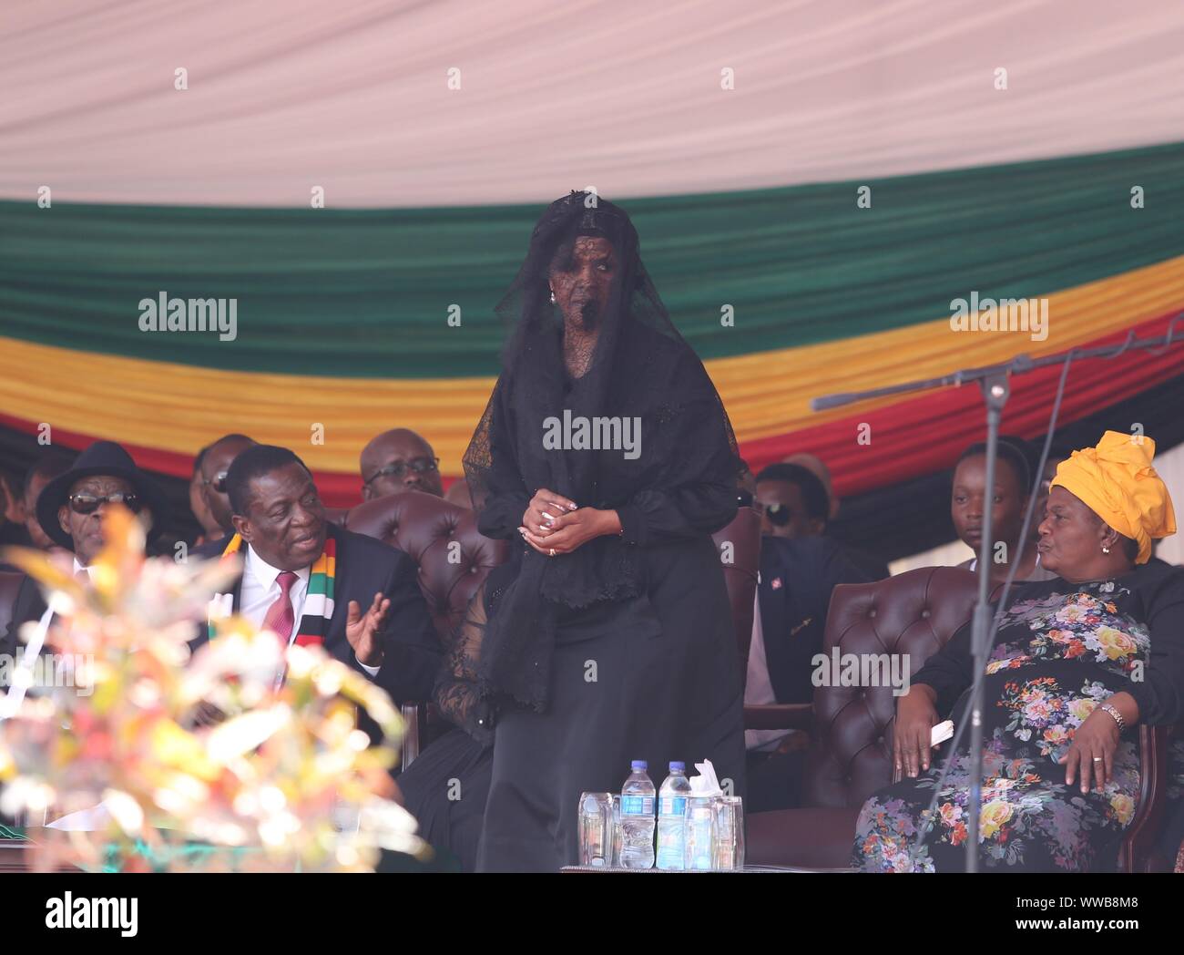 Harare, Zimbabwe. 14th Sep, 2019. Robert Mugabe's widow Grace Mugabe ...
