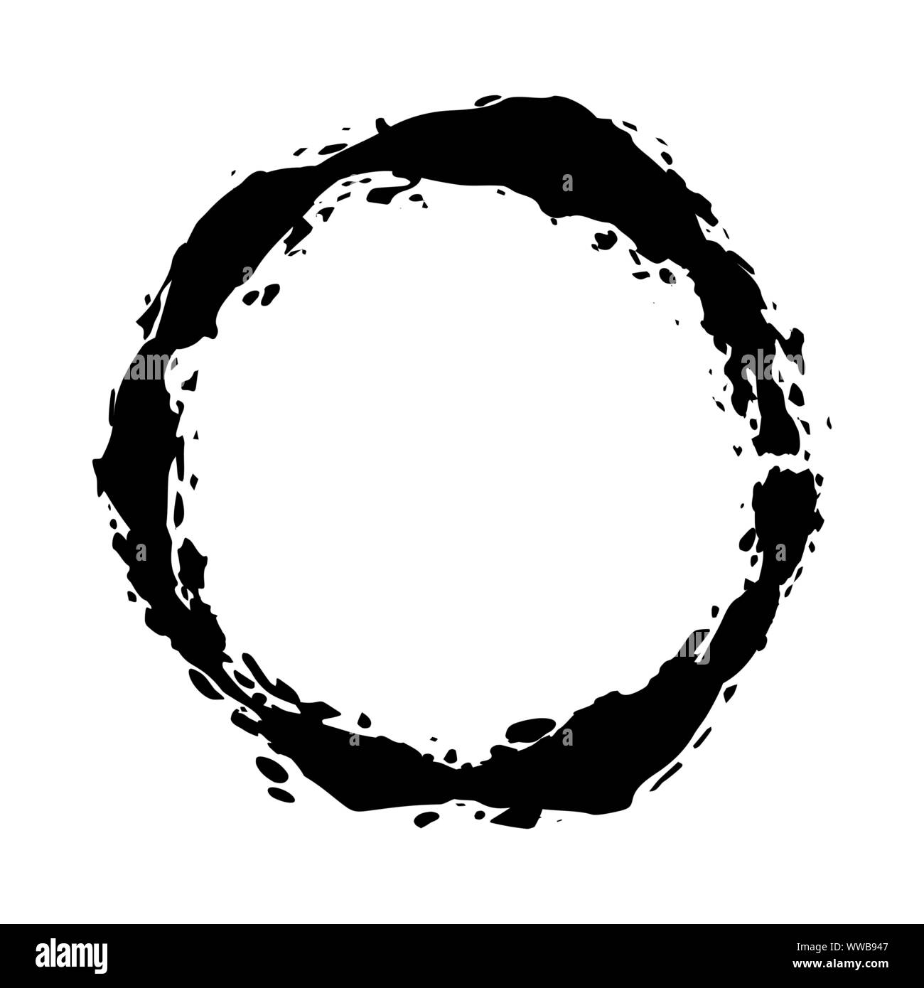 Circular postage stamp Stock Vector Images - Alamy