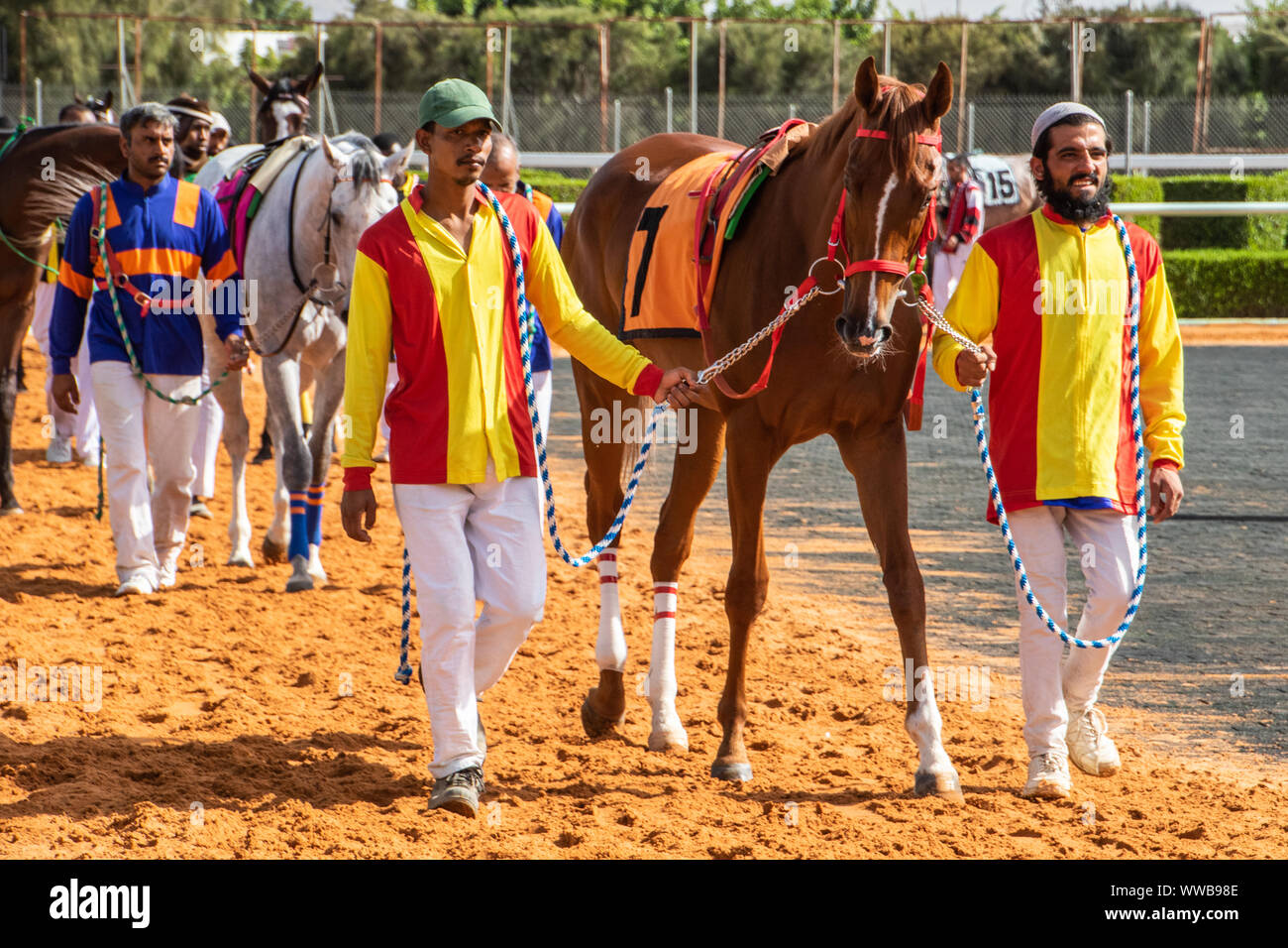Horse Racing at King Khalid Racetrack, Taif, Saudi Arabia 22/06/2019 ...