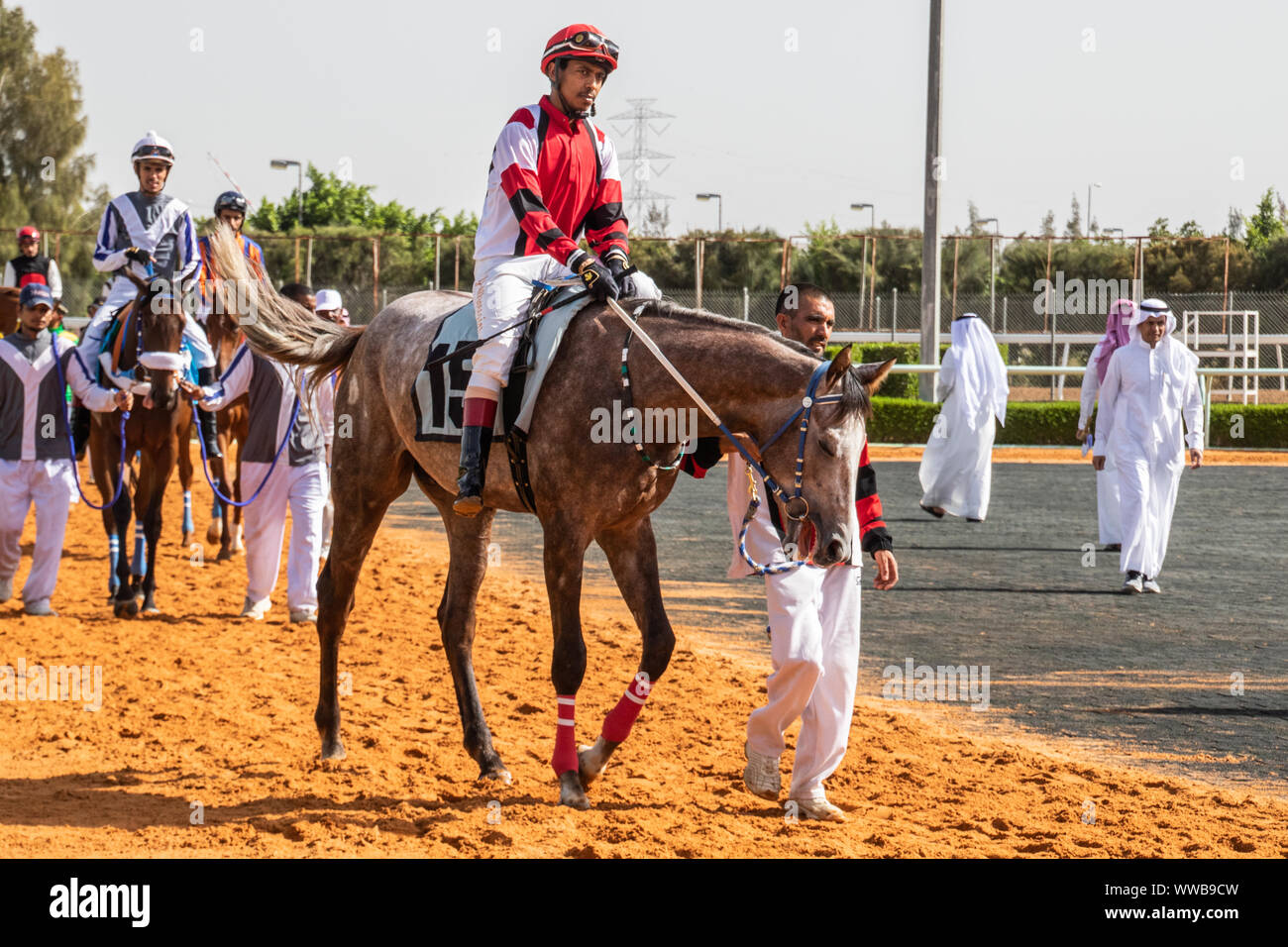 Horse Racing at King Khalid Racetrack, Taif, Saudi Arabia 22/06/2019 ...