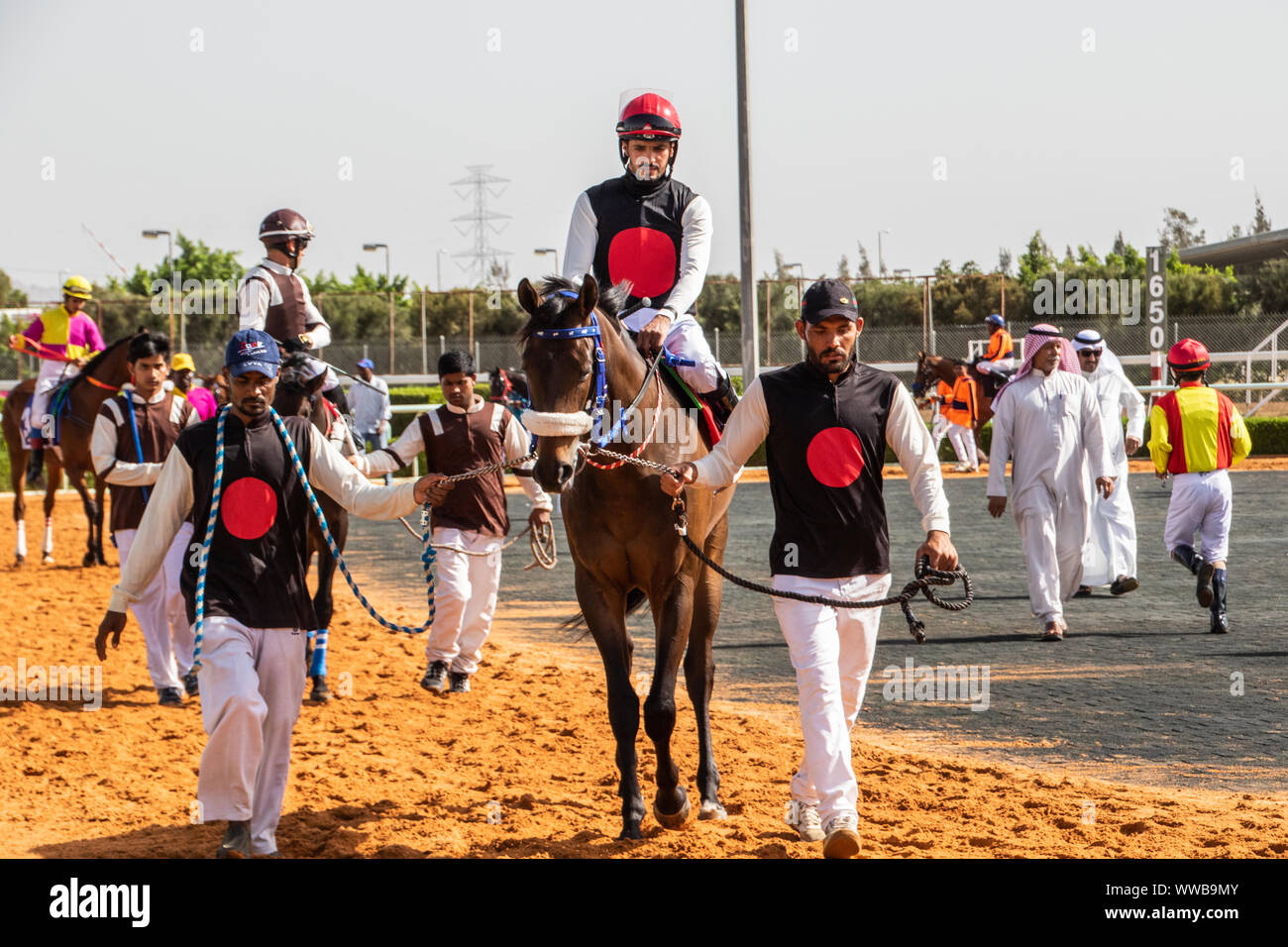 Horse Racing at King Khalid Racetrack, Taif, Saudi Arabia 22/06/2019 ...