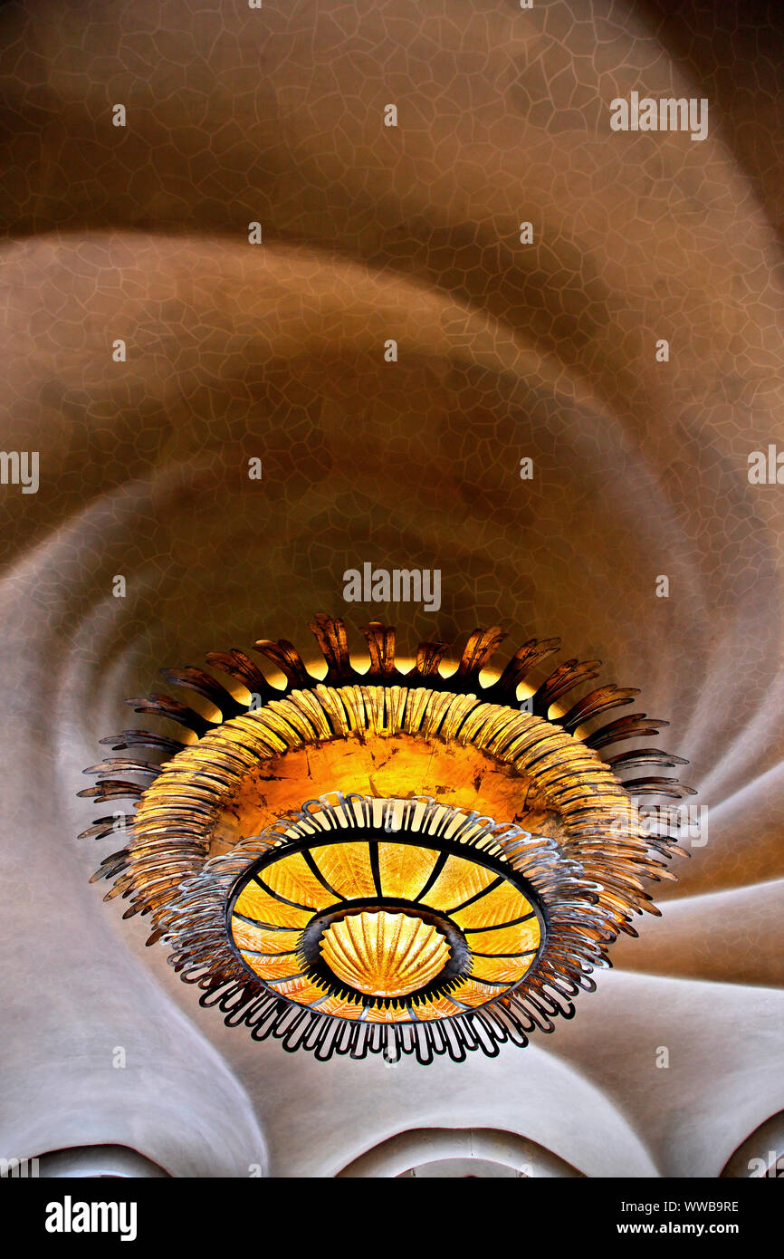 "Detail" (ceiling) from Casa Batllo, one more of the masterpieces by ...