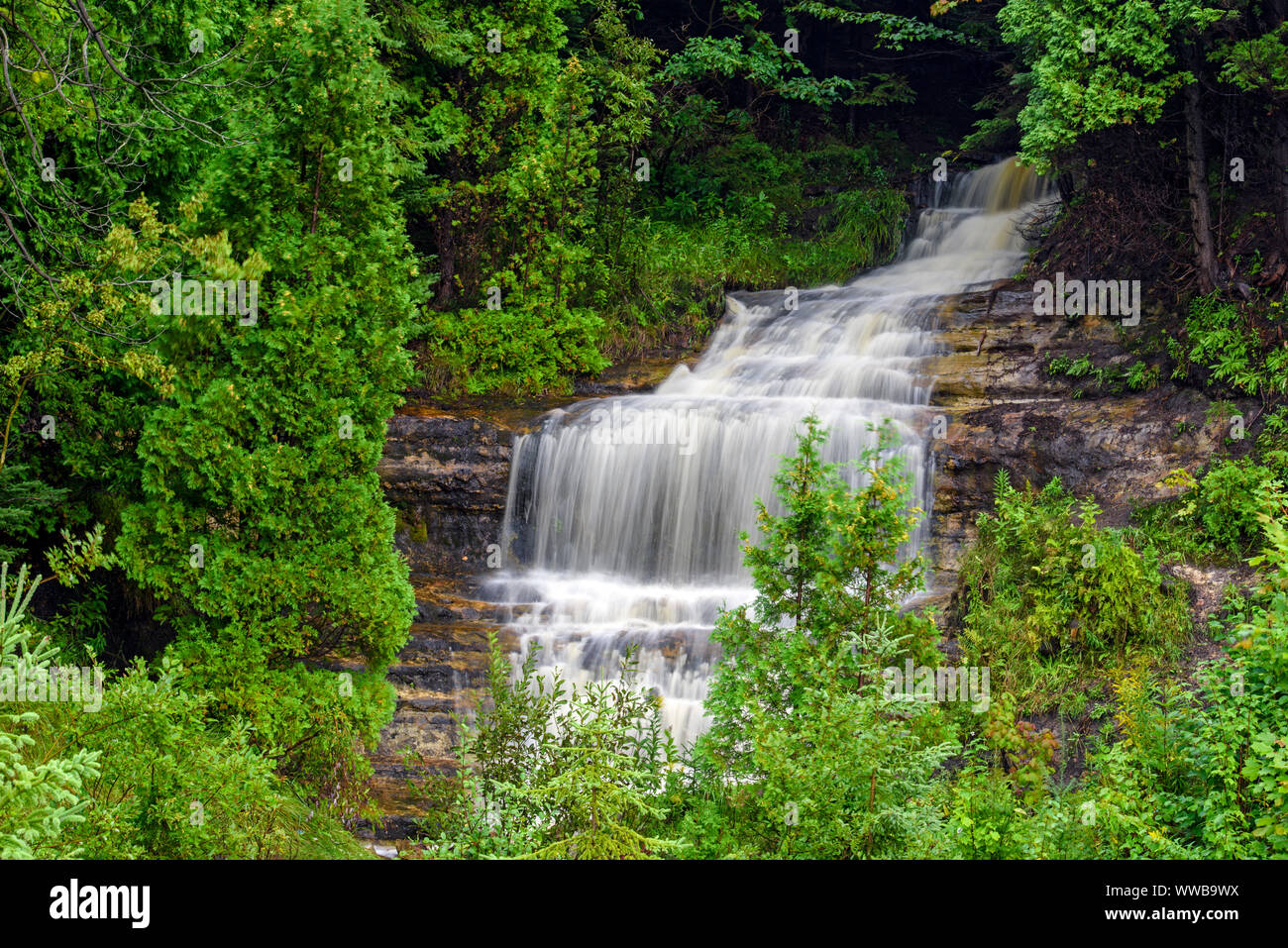 Michigan waterfalls alger county hi-res stock photography and images - Alamy