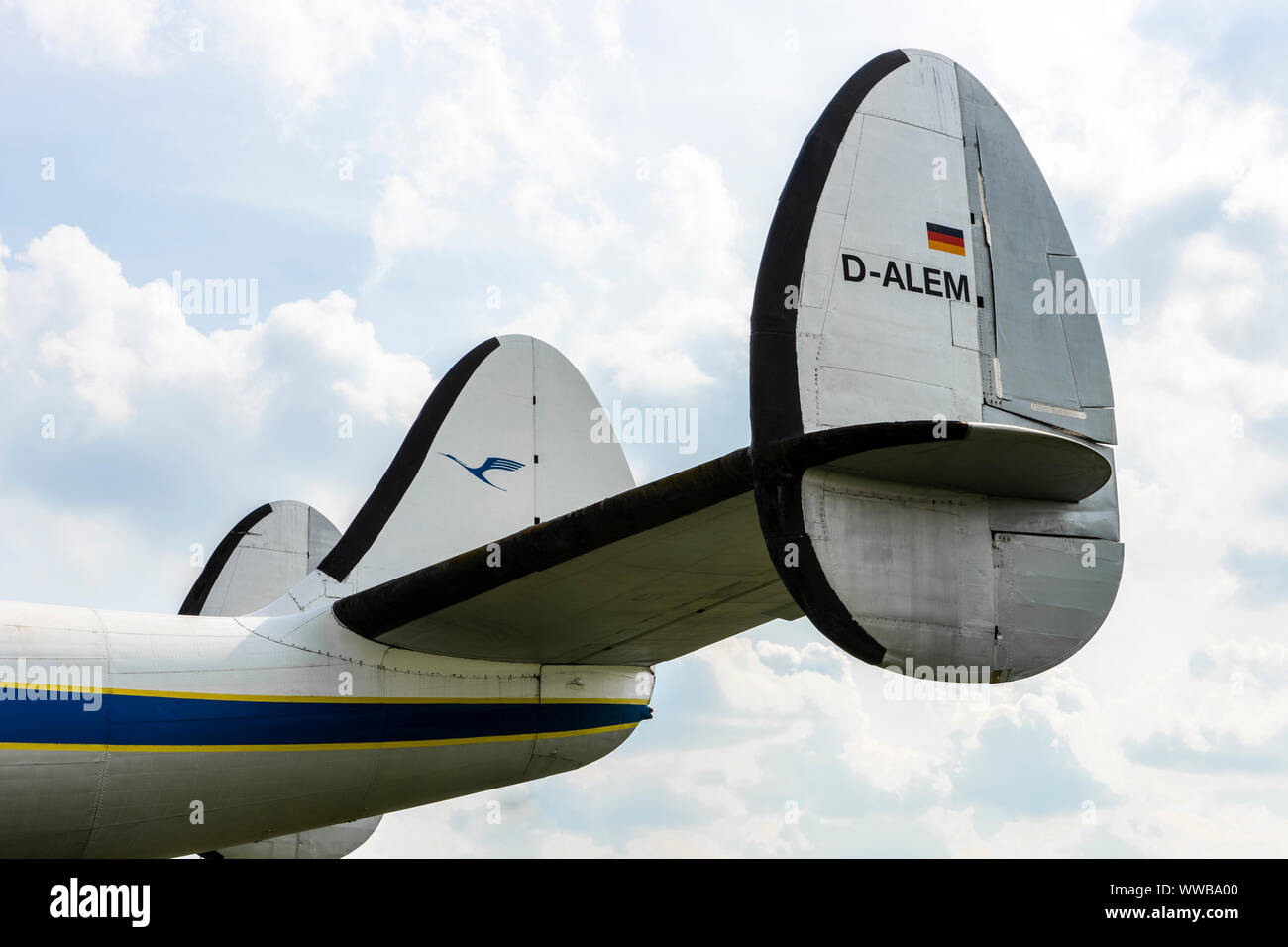 Lufthansa Lockheed L-1049 Super Constellation Stock Photo - Alamy