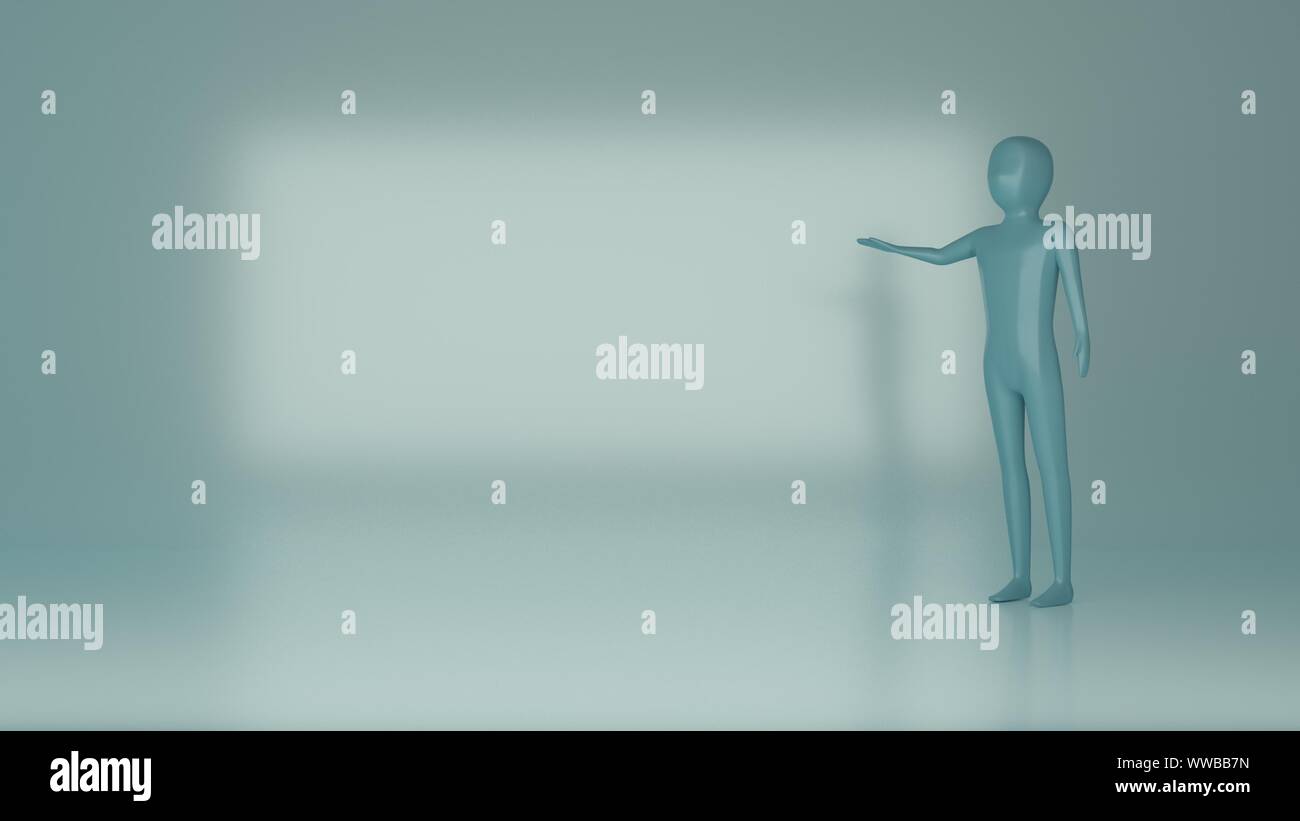 Background giving presentation 3D render Stock Photo - Alamy