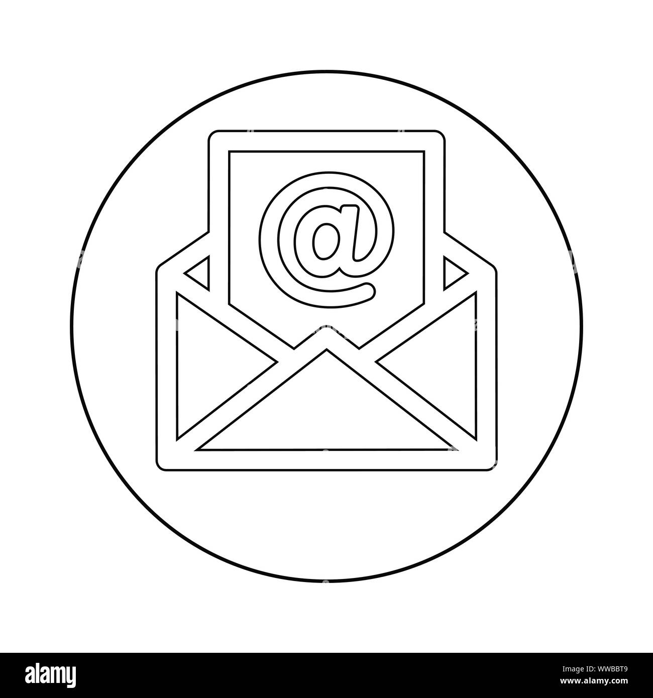 Beautiful, meticulously designed Email, Open mail, New Email icon. Well ...