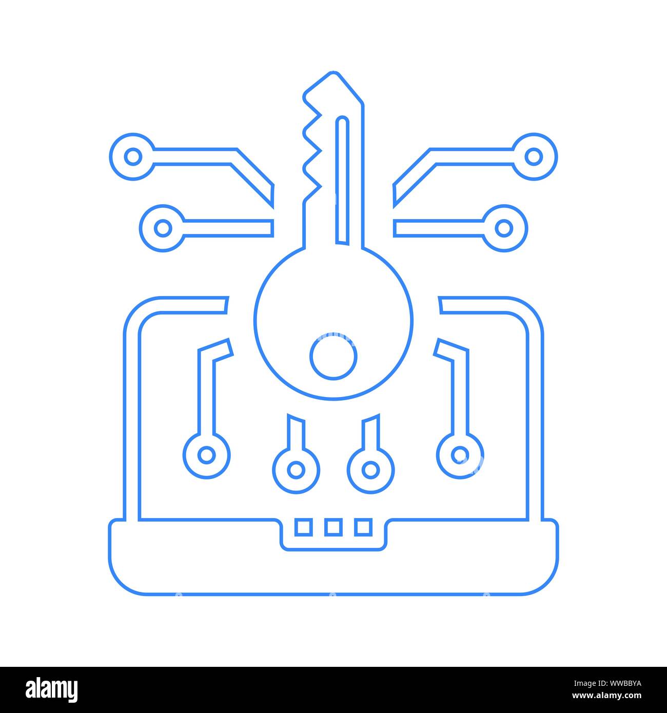 Well organized and fully editable Encryption, security, vpn icon for ...