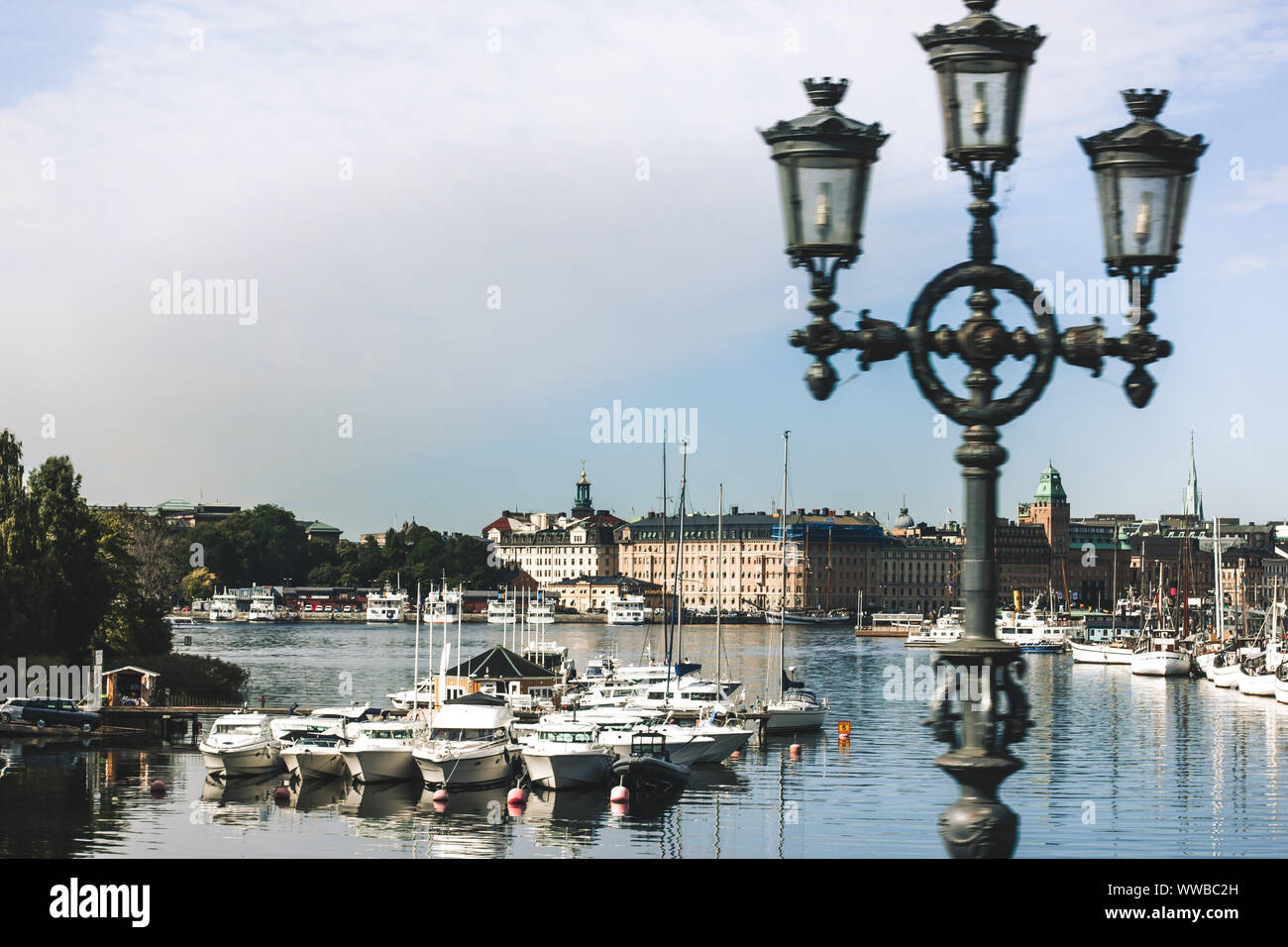 View of the cityscape. landscapes of Stockholm, Sweden Stock Photo - Alamy