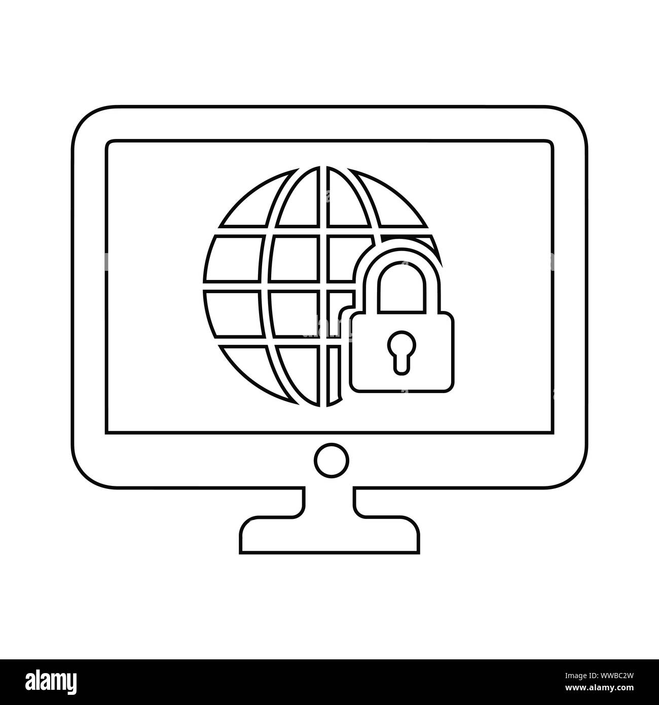 Well organized and fully editable Internet safety, network protection ...