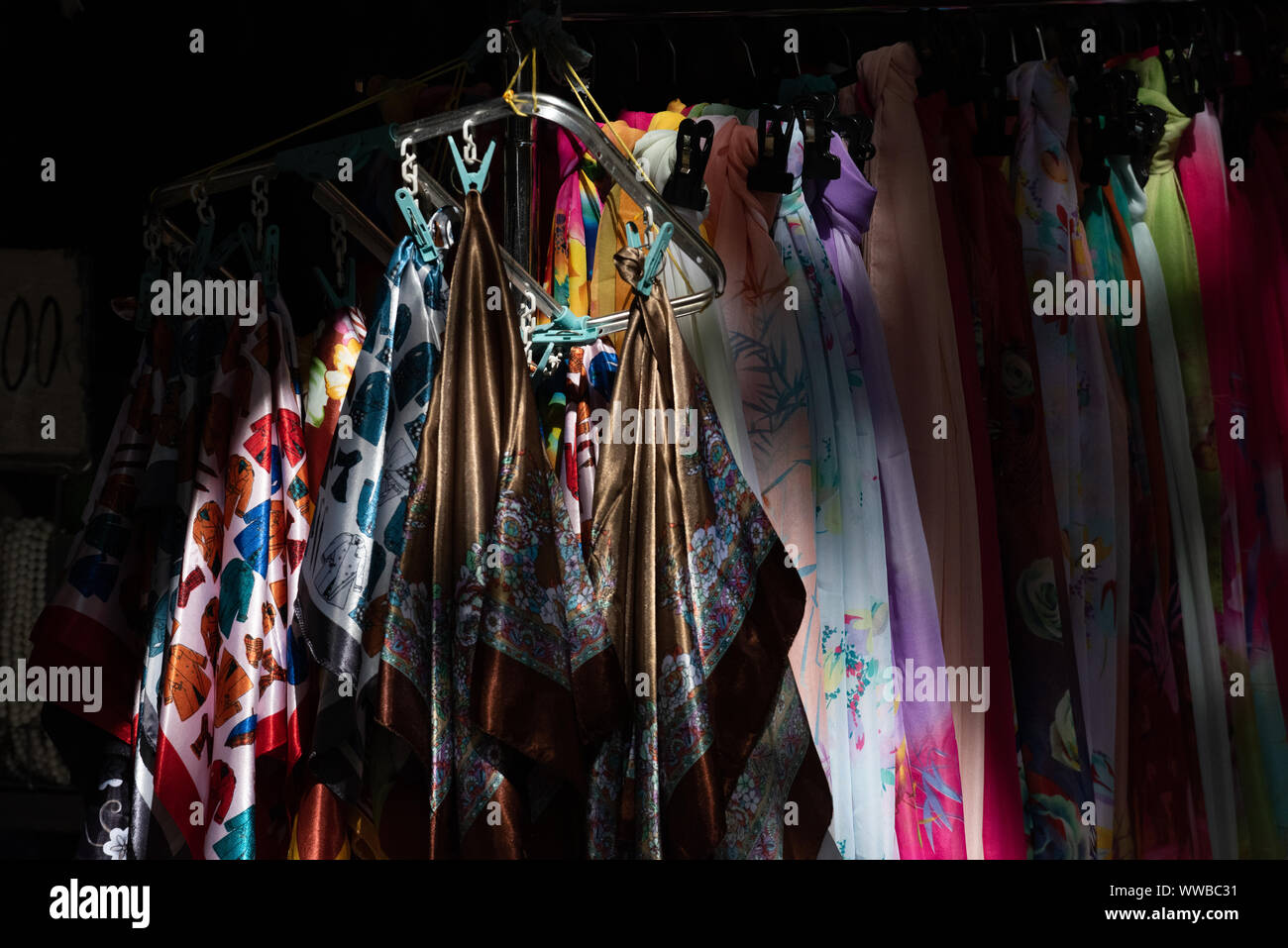 Market stall dresses hi-res stock photography and images - Alamy