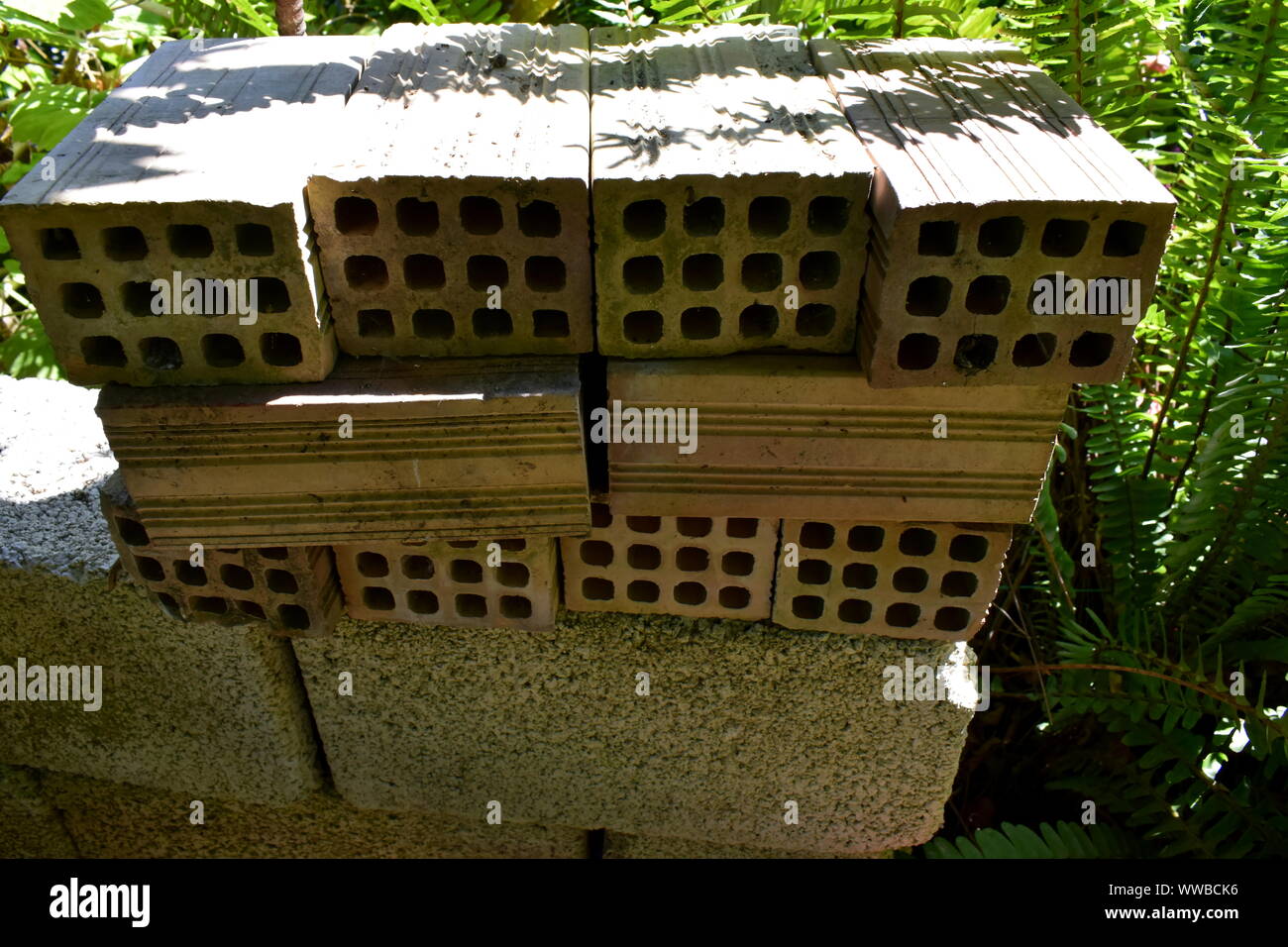brick, ceramic, architecture, garden, Greece Stock Photo - Alamy
