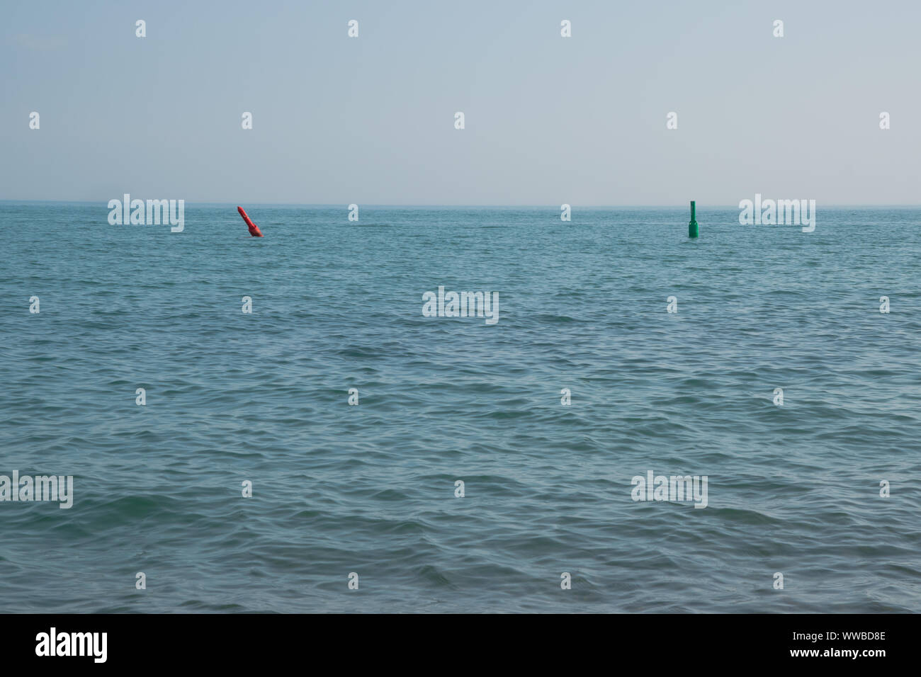 Red buoys in the waves hi-res stock photography and images - Alamy