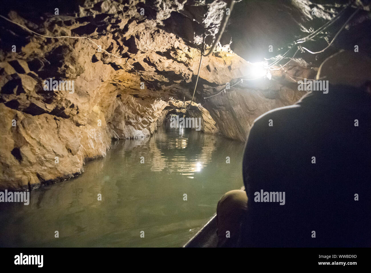 Flooded part of Complex Wlodarz of Project Riese in Gluszyca, Poland ...