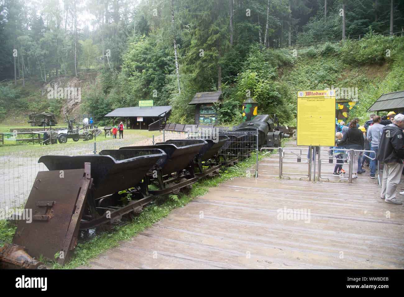 Entrance no 4 to Complex Wlodarz of Project Riese in Gluszyca, Poland ...