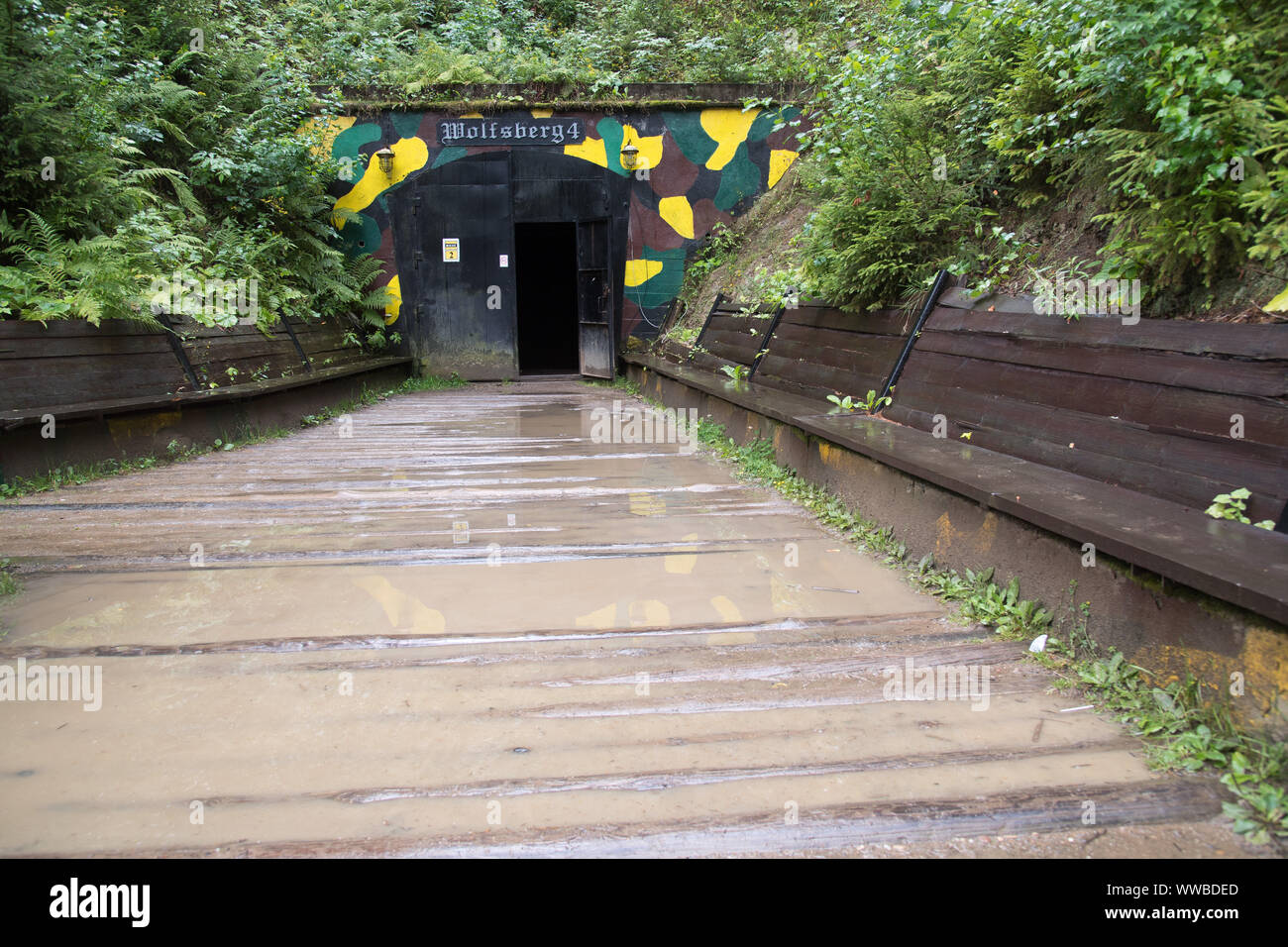 Entrance no 4 to Complex Wlodarz of Project Riese in Gluszyca, Poland ...