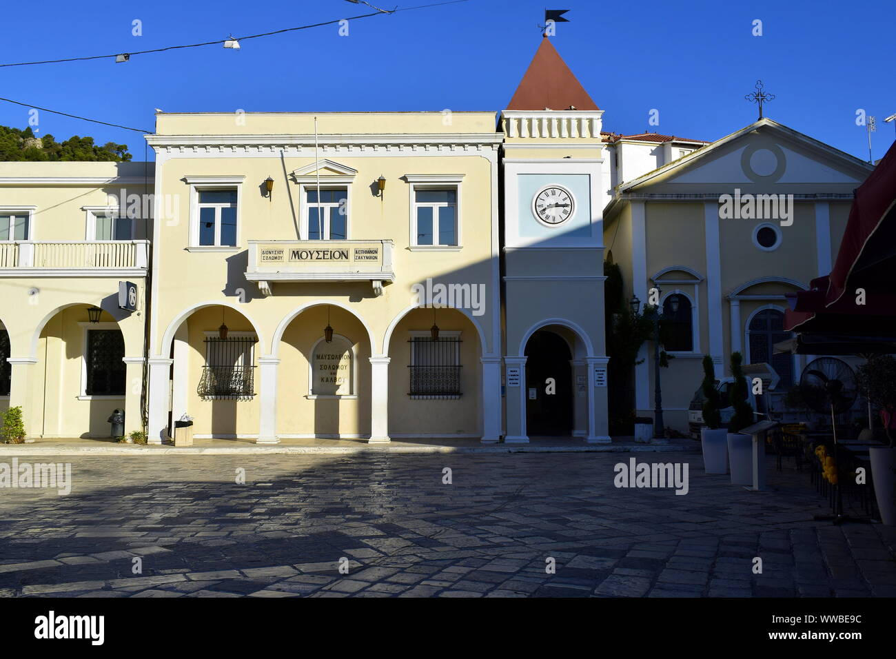 public, building, city, Zakynthos, island, Greece Stock Photo - Alamy