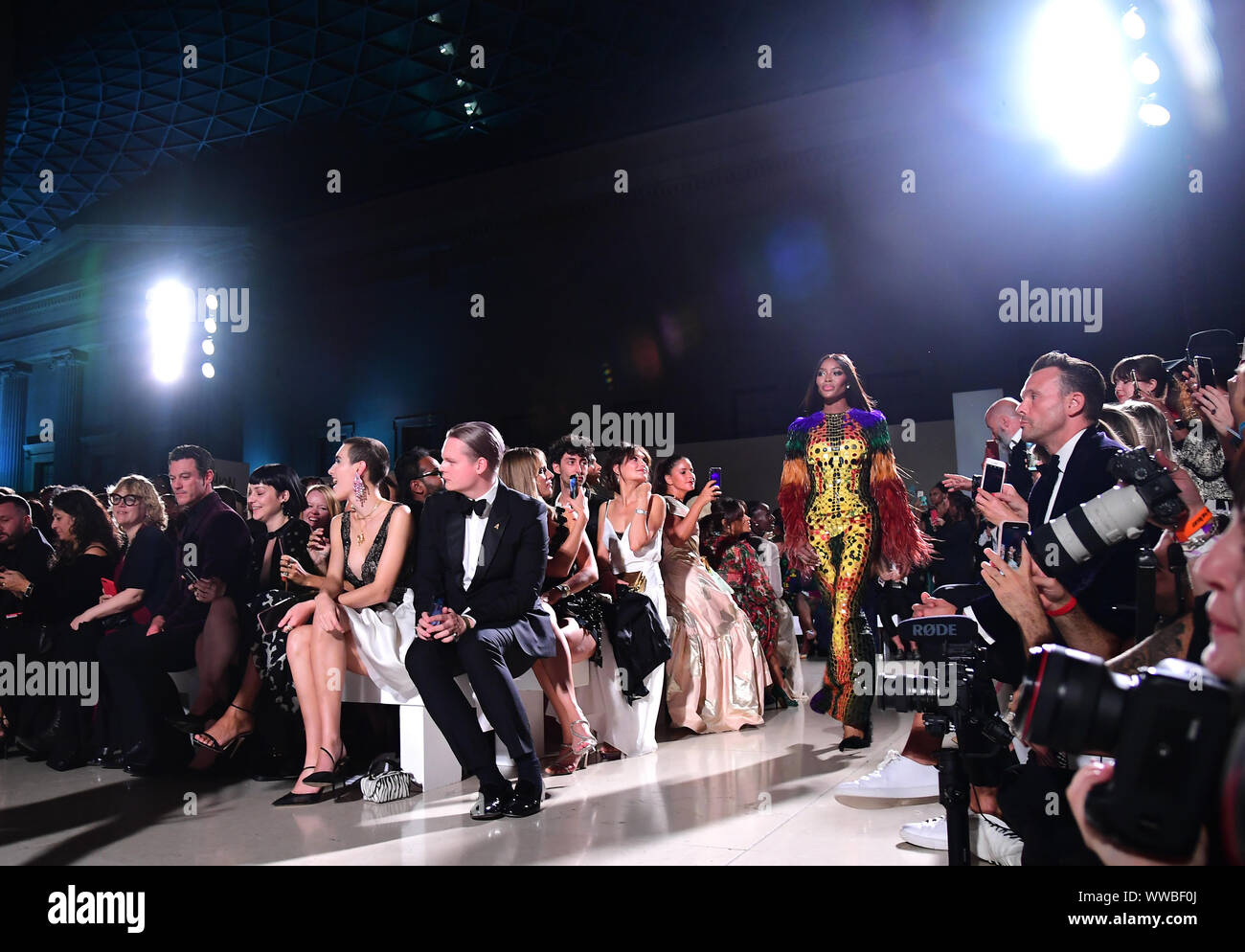 Naomi Campbell during the catwalk show for Naomi Campbell's Fashion For ...