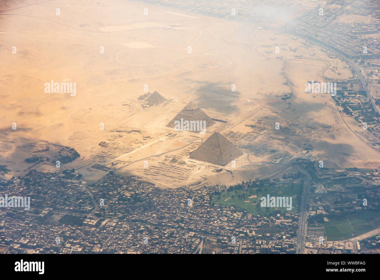 Cairo pyramid aerial view hi-res stock photography and images - Alamy