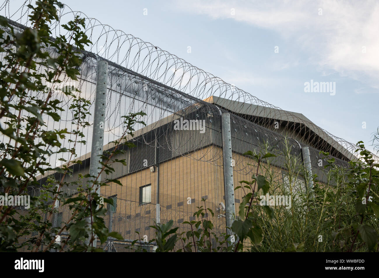 London, UK. 14 September, 2019. Colnbrook detention centre. Combined ...