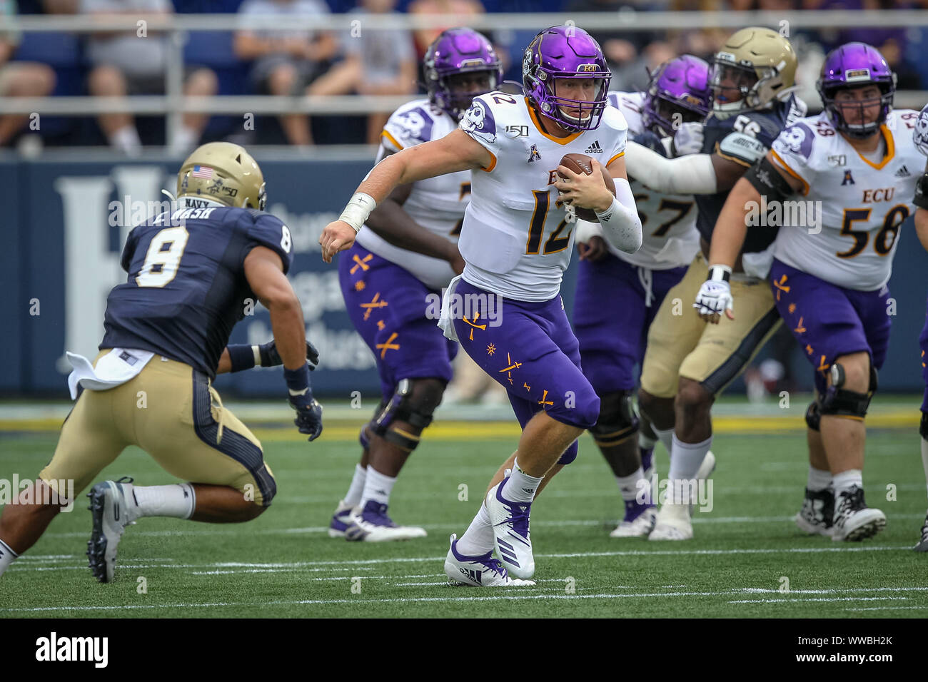 Annapolis, Maryland, USA. 14th Sep, 2019. East Carolina Pirates ...