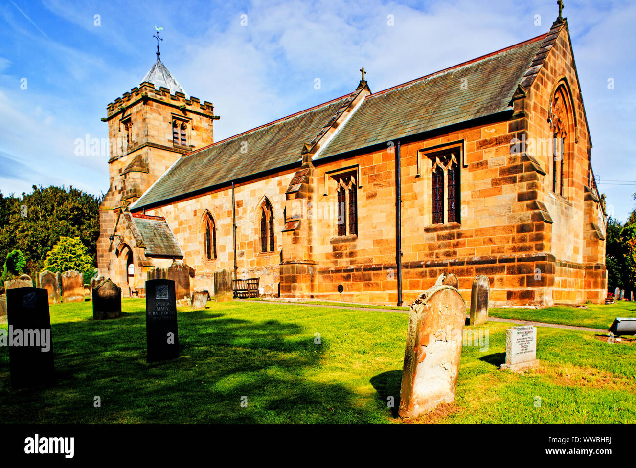 Crathorne village hi-res stock photography and images - Alamy