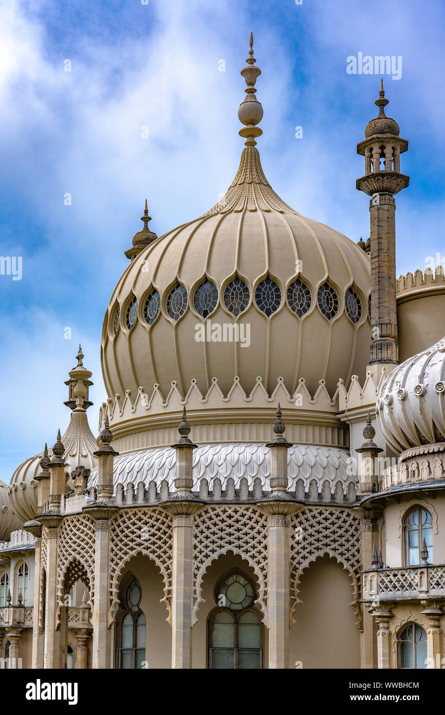 BRIGHTON, UNITED KINGDOM - JULY 24: Architecture of the historic Royal ...