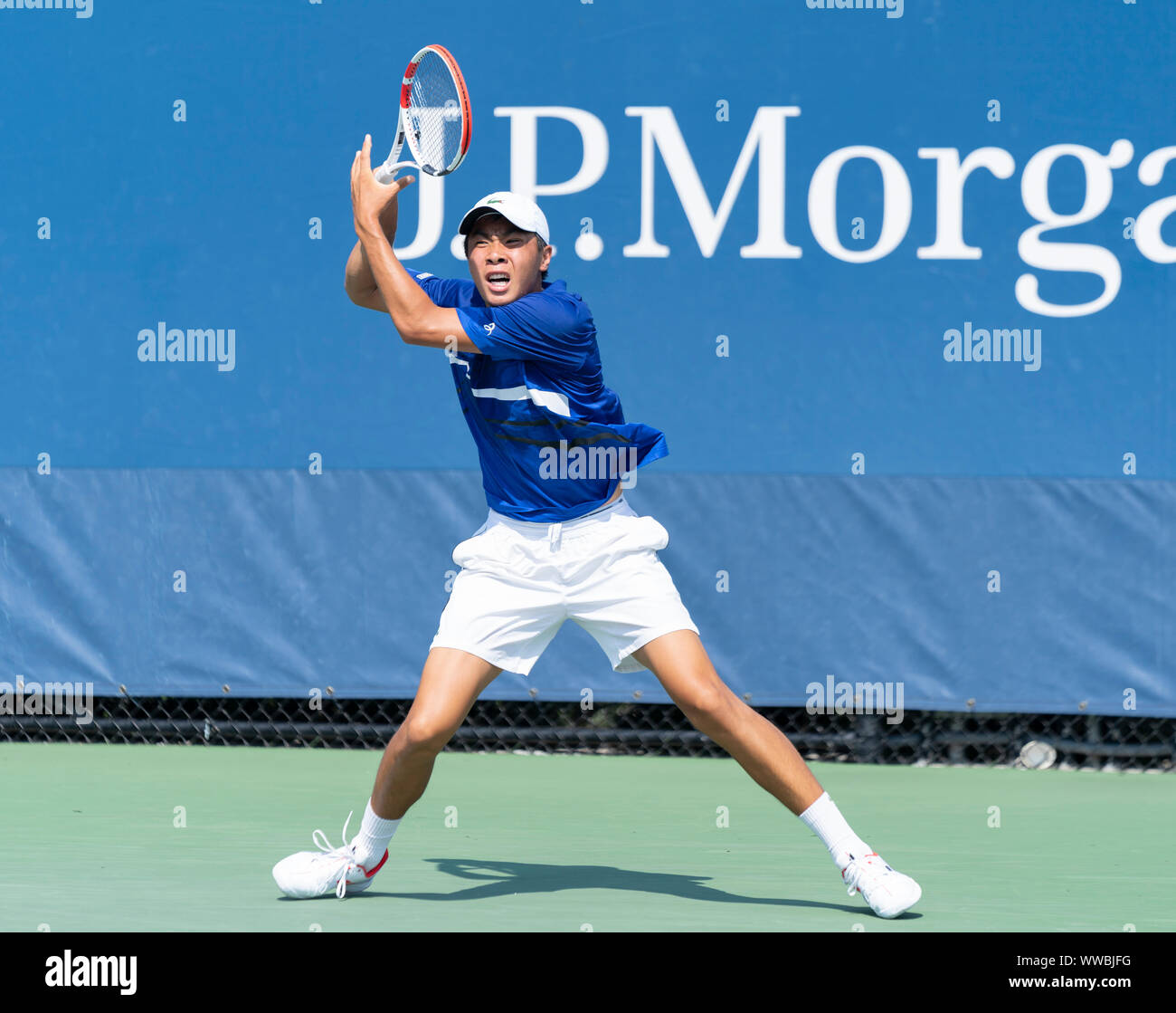New York, NY - September 4, 2019: Brandon Nakashima (USA) in action ...