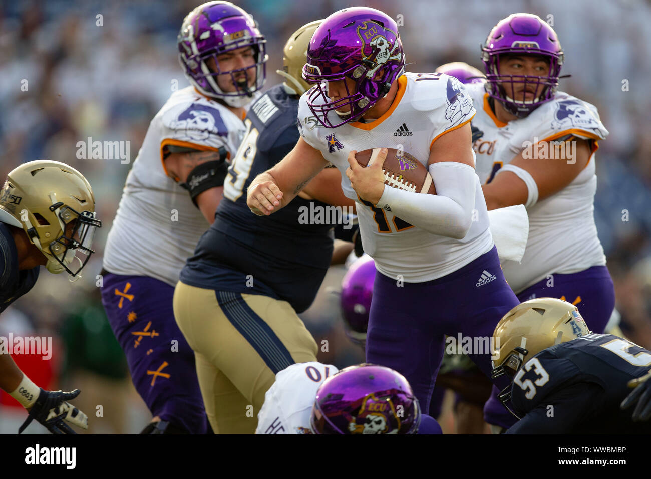 Annapolis, Maryland, USA. 14th Sep, 2019. East Carolina Pirates ...