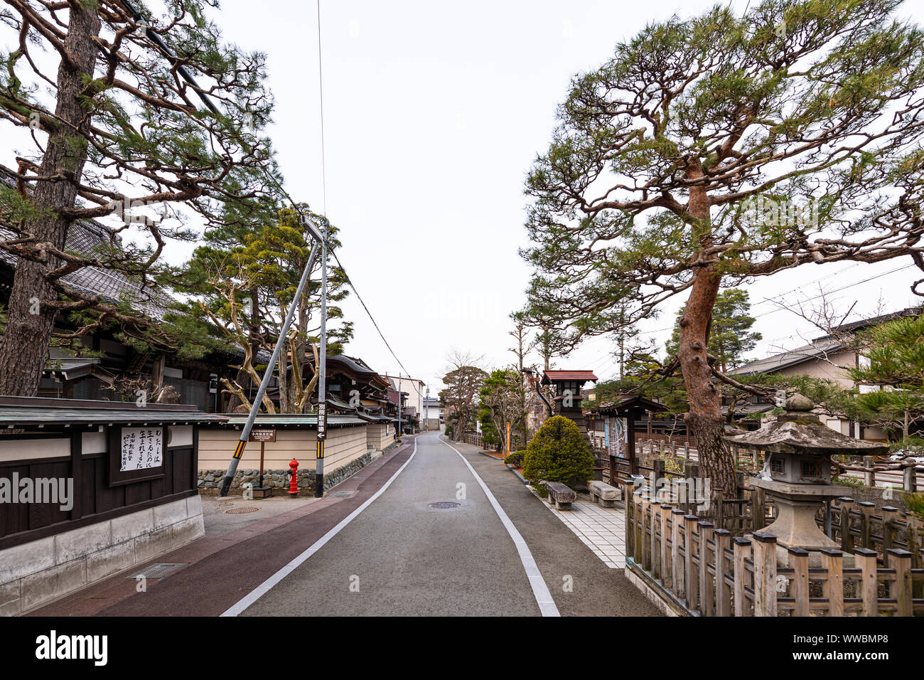 Takayama, Japan - April 7, 2019: Japanese rural historic city in Gifu ...