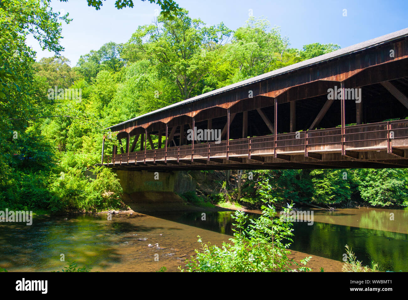 Covered Bridge, Mohican State Park, Ohio Stock Photo - Alamy