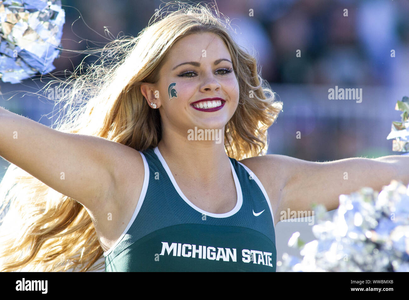 East Lansing, Michigan, USA. 14th Sep, 2019. A Michigan State ...