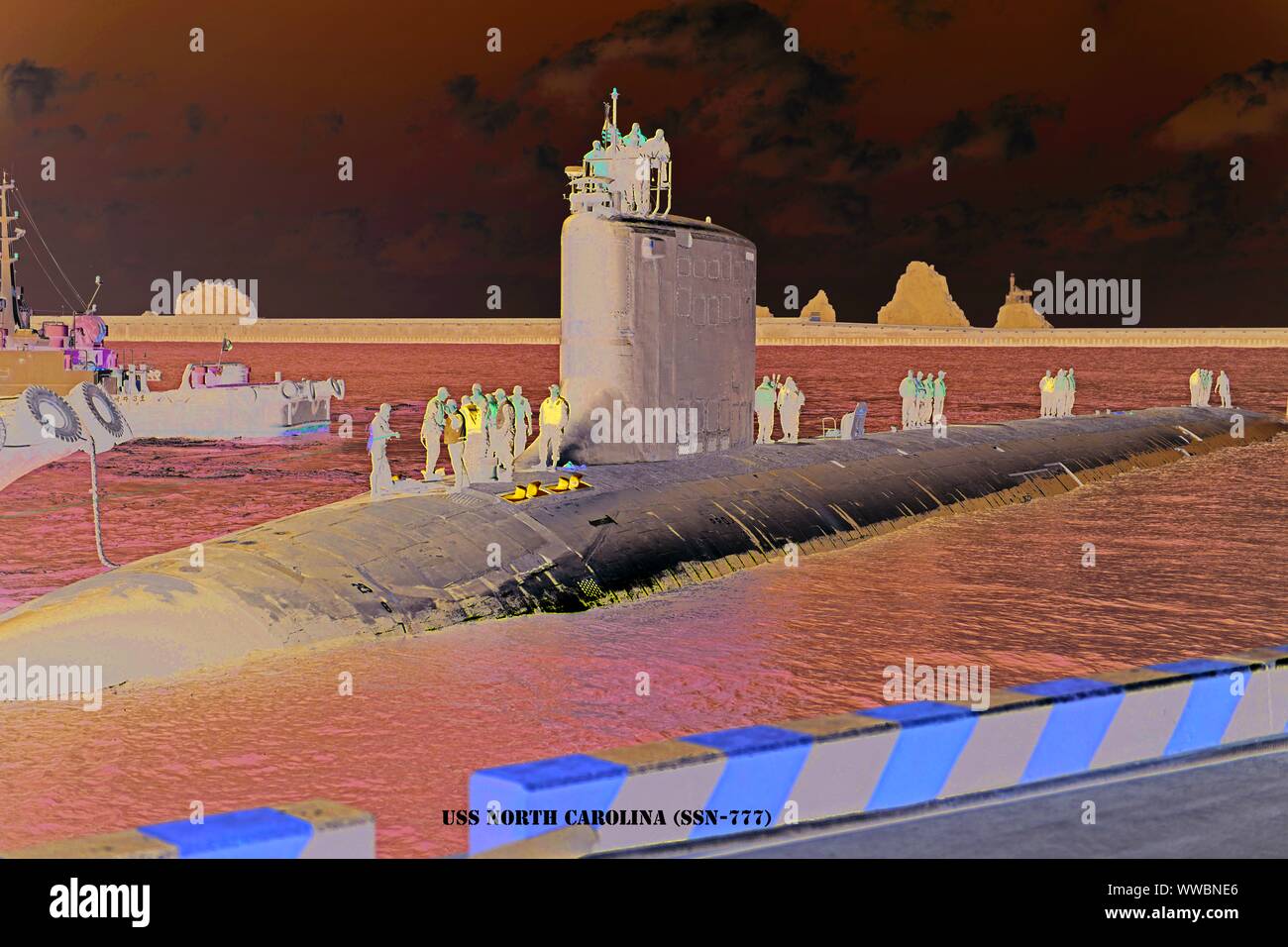 USS NORTH CAROLINA (SSN-777 Stock Photo - Alamy