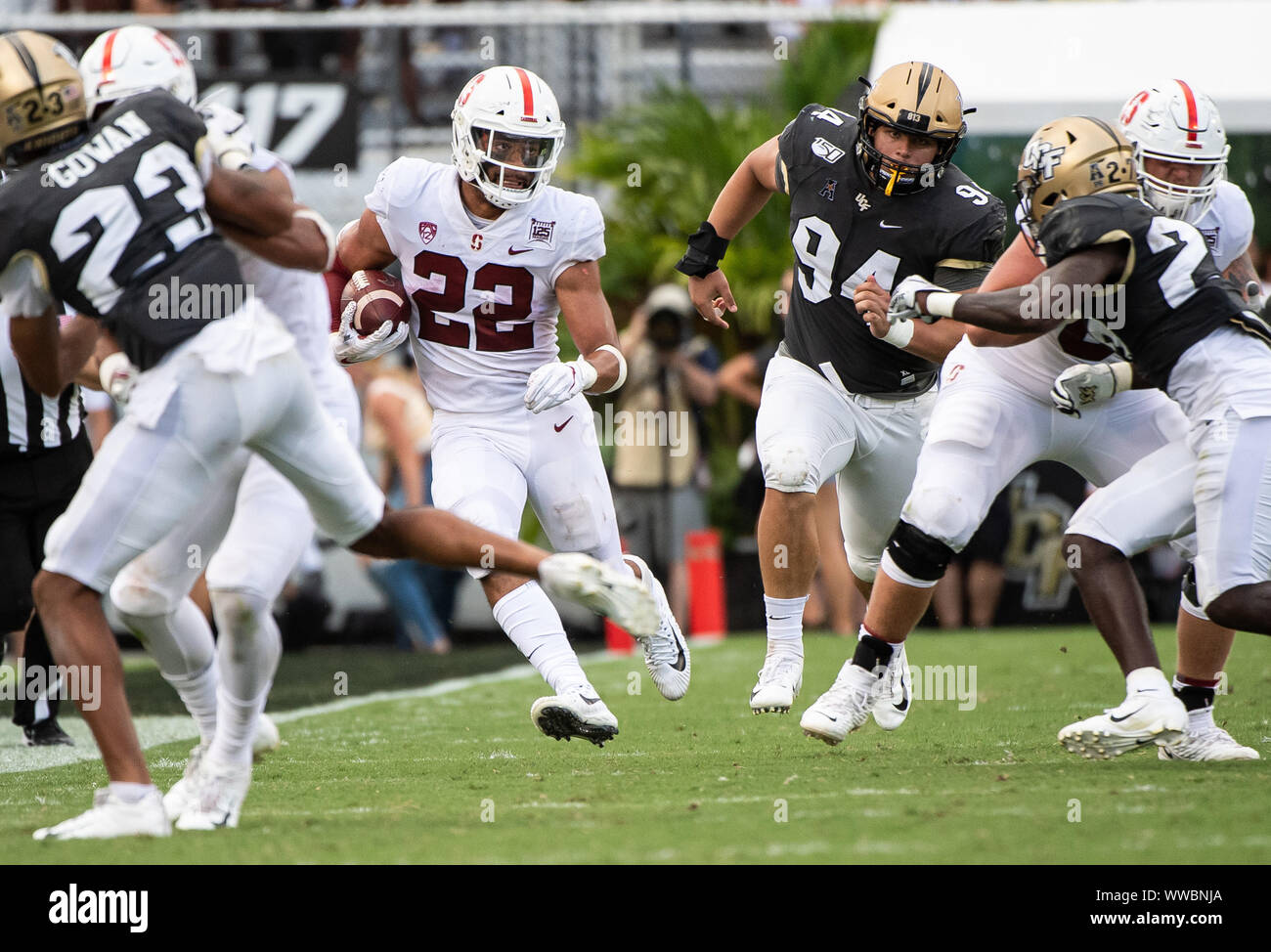 Orlando, FL, USA. 14th Sep, 2019. Stanford Cardinal running back ...