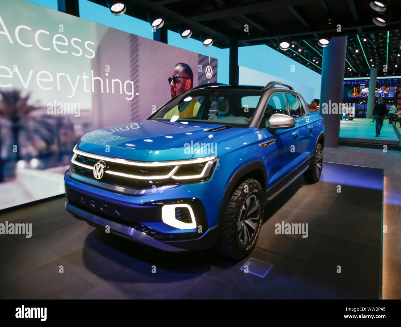Frankfurt, Germany. 12th Sep, 2019. The German car manufacturer VW ...