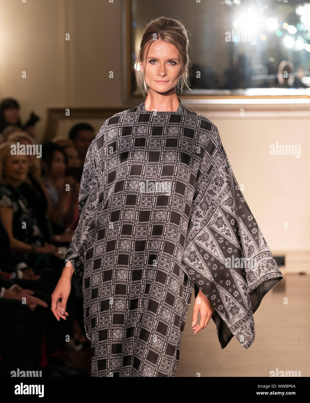 New York, United States. 10th Sep, 2019. Model Elena Kurnosova walks ...