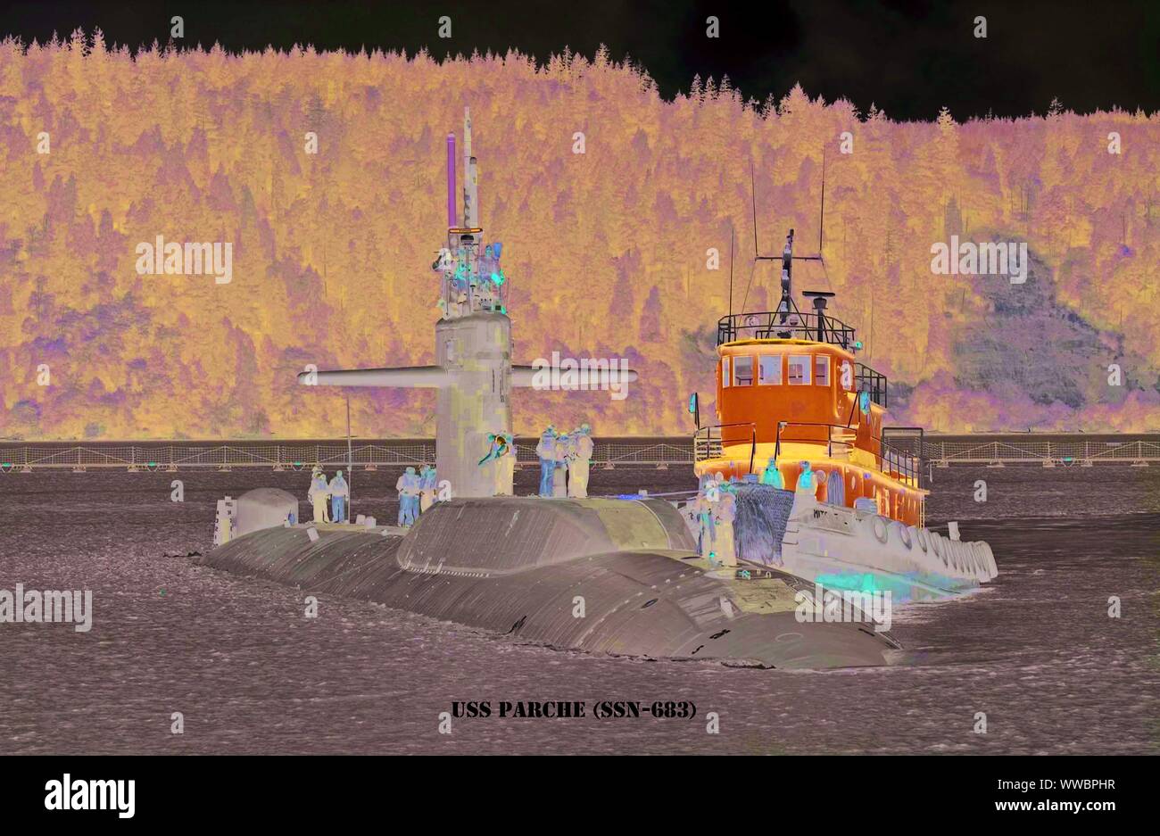 USS PARCHE (SSN-683 Stock Photo - Alamy