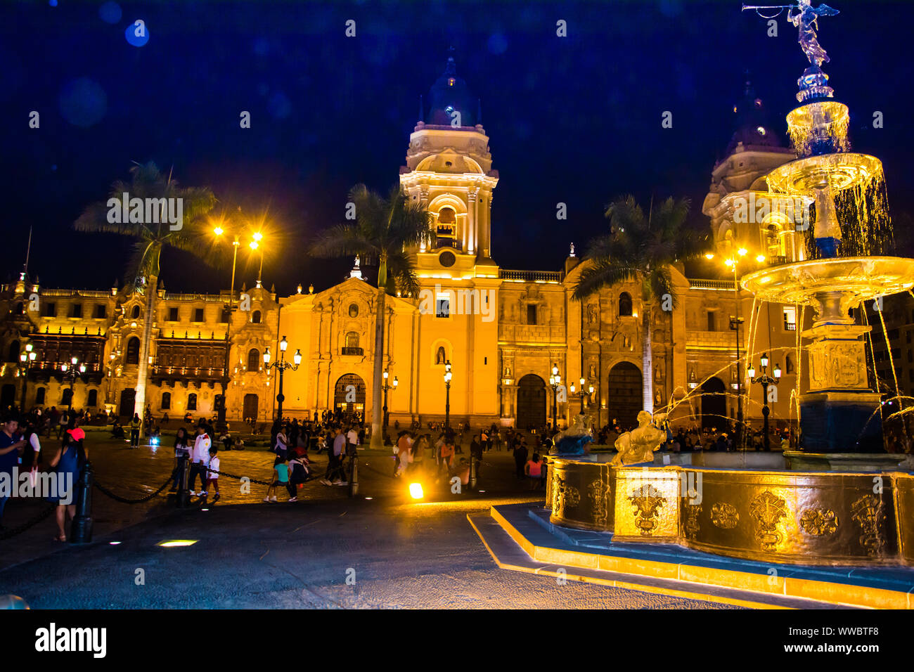 Lima main square hi-res stock photography and images - Alamy