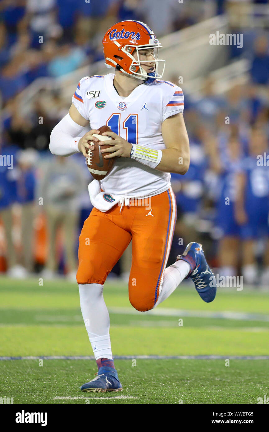 Lexington, Kentucky, USA. 14th Sep, 2019. Florida Gators QB Kyle Trask ...