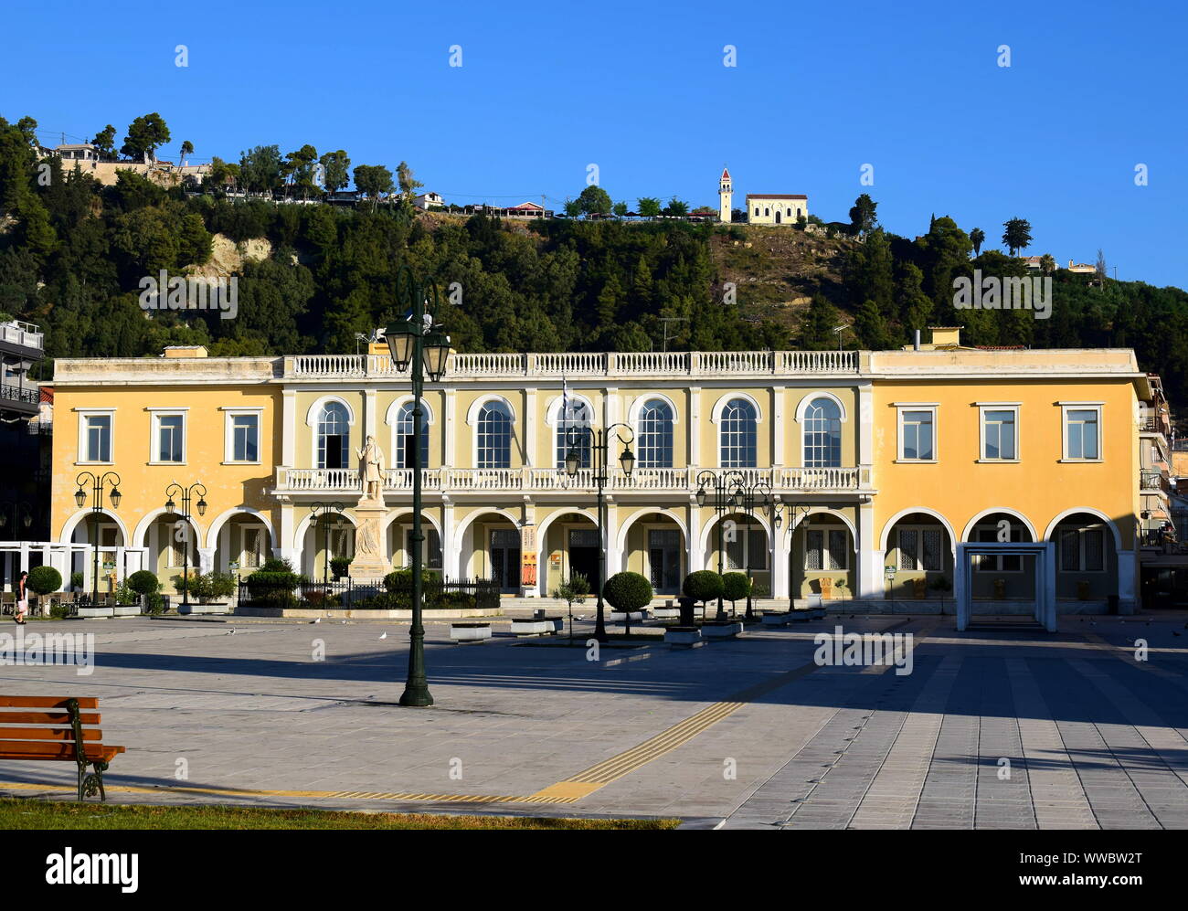 public, building, Zakynthos, island, Greece Stock Photo - Alamy
