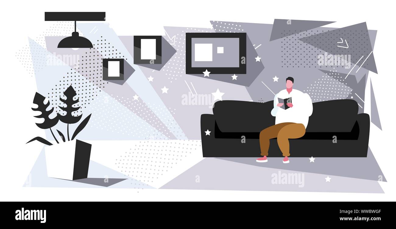 Man full length interior Stock Vector Images - Alamy